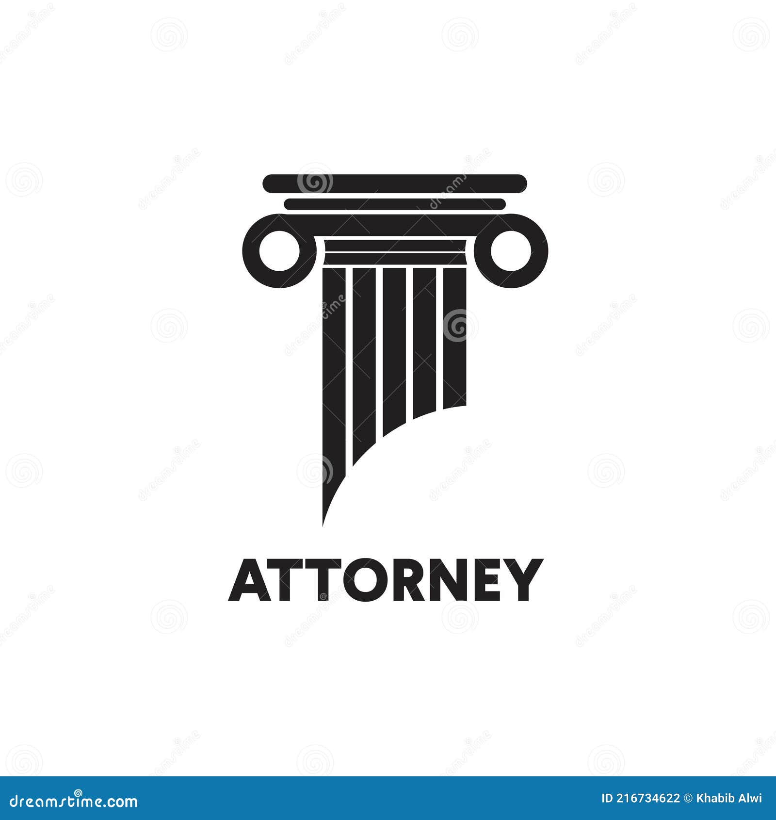 Pillar Justice Logo Attorney Stock Vector - Illustration of court, icon ...