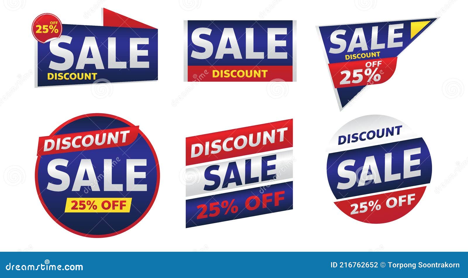 Sale Banner Promotion Tag Design for Marketing Stock Vector ...