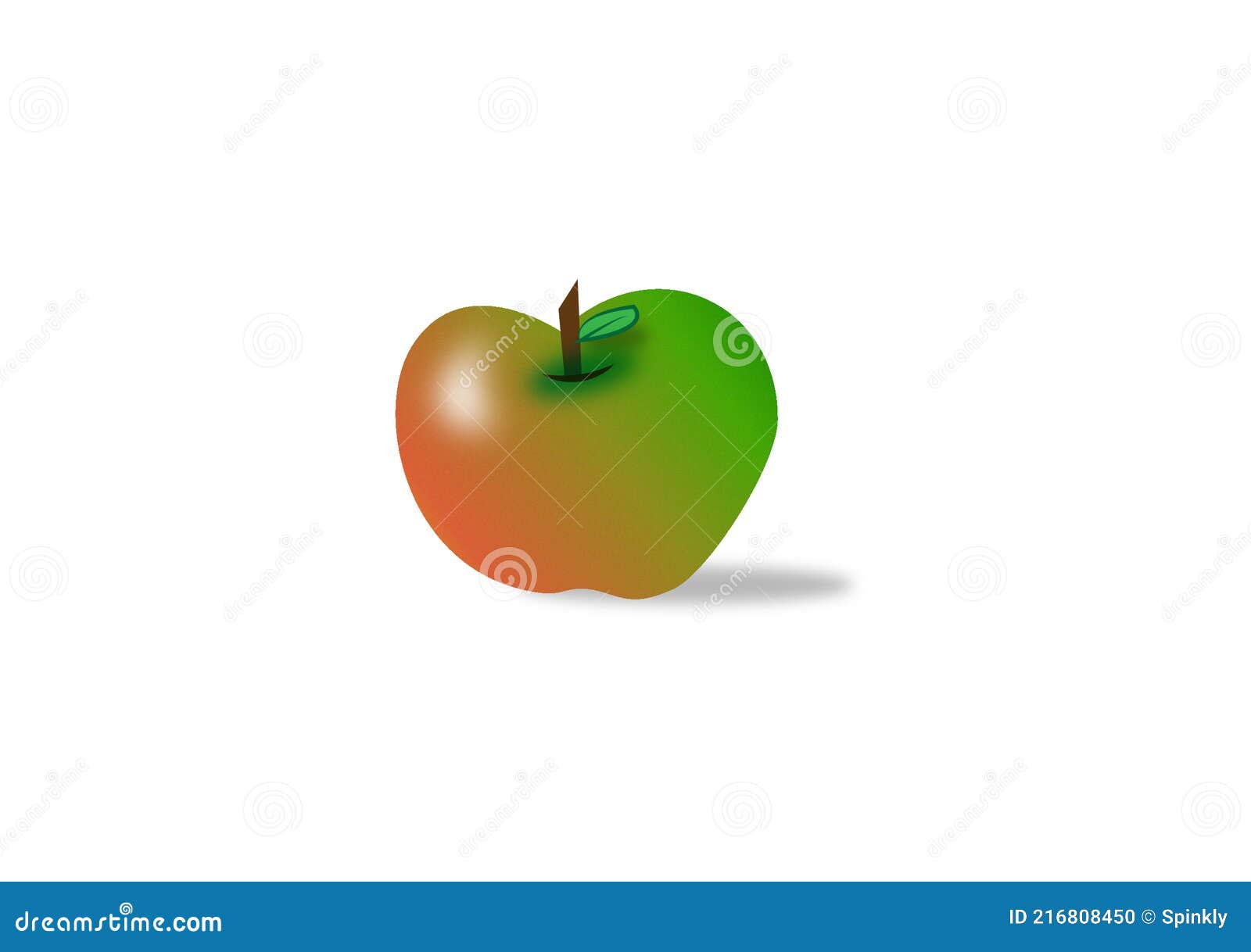Apple Vector Illustration Art Created on Illustrator Stock Vector ...