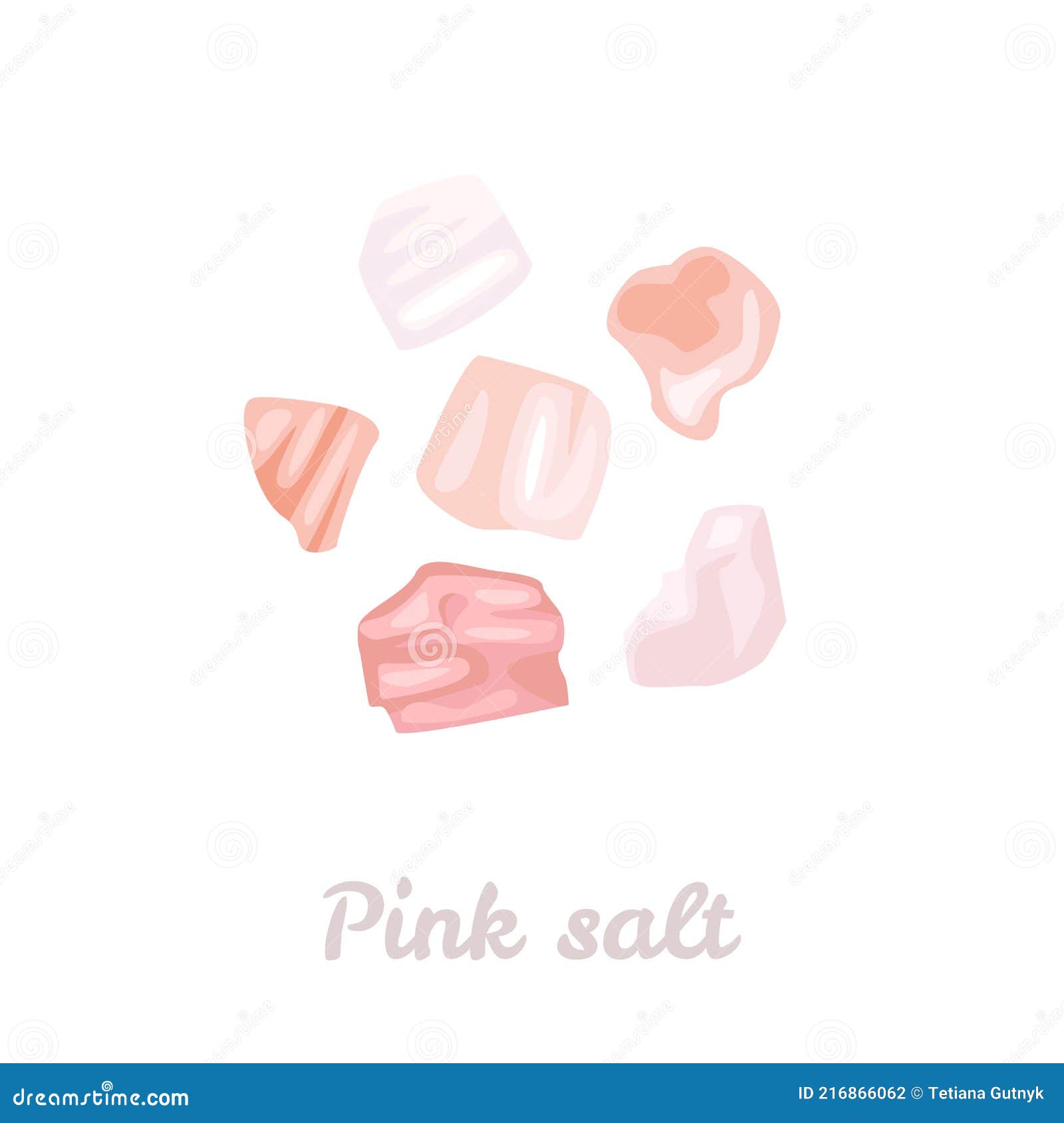Himalayan Pink Salt Icon. Vector Illustration Stock Vector ...