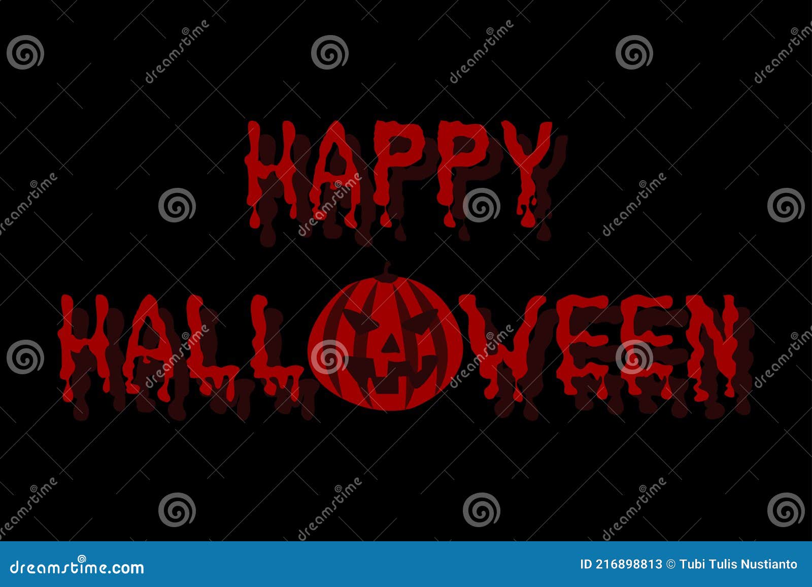 Halloween Text Blood Style Vector Graphic Stock Vector - Illustration ...