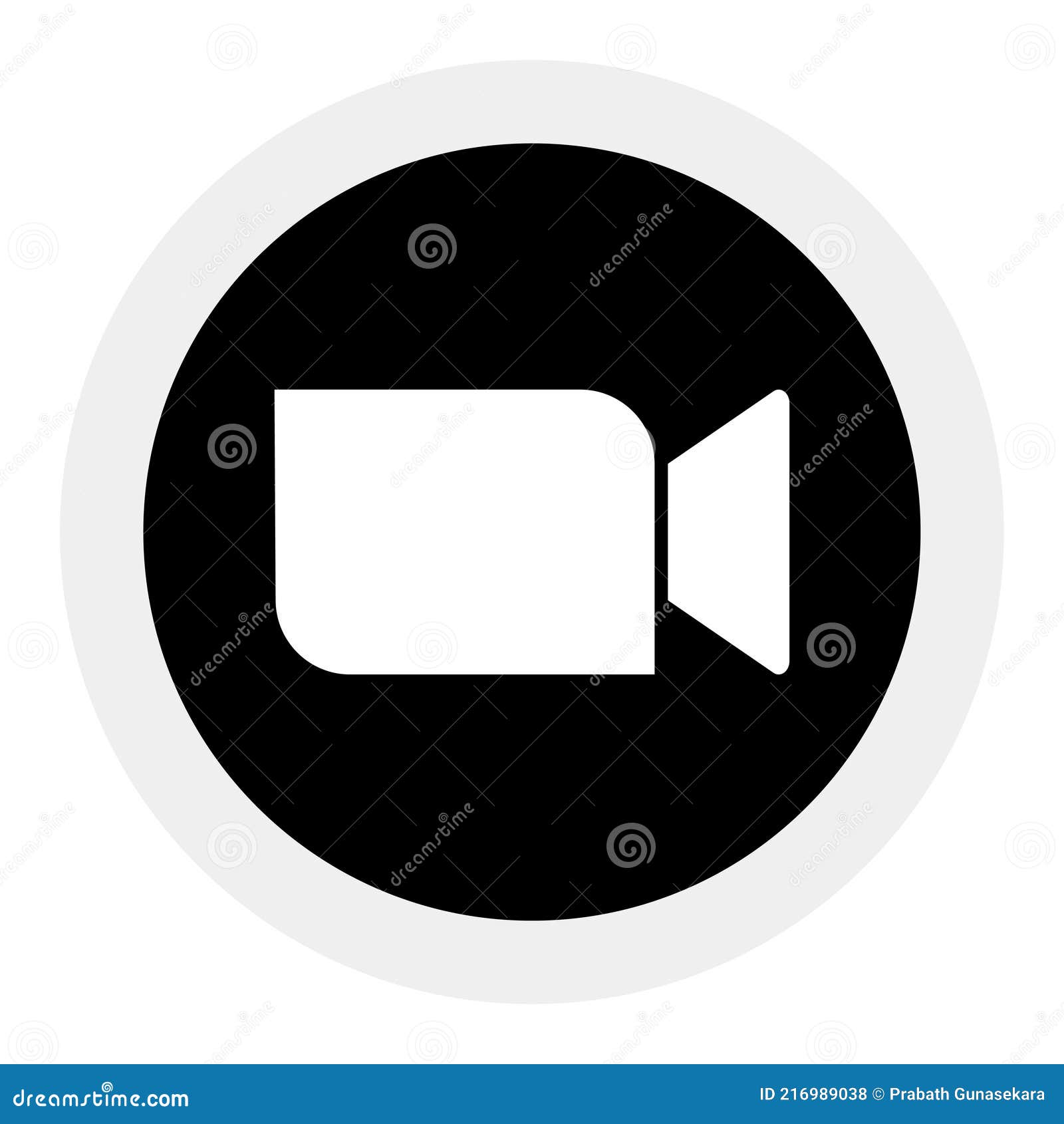 Zoom Video Meeting Conference Call Vector Icon. Editorial Stock Photo ...