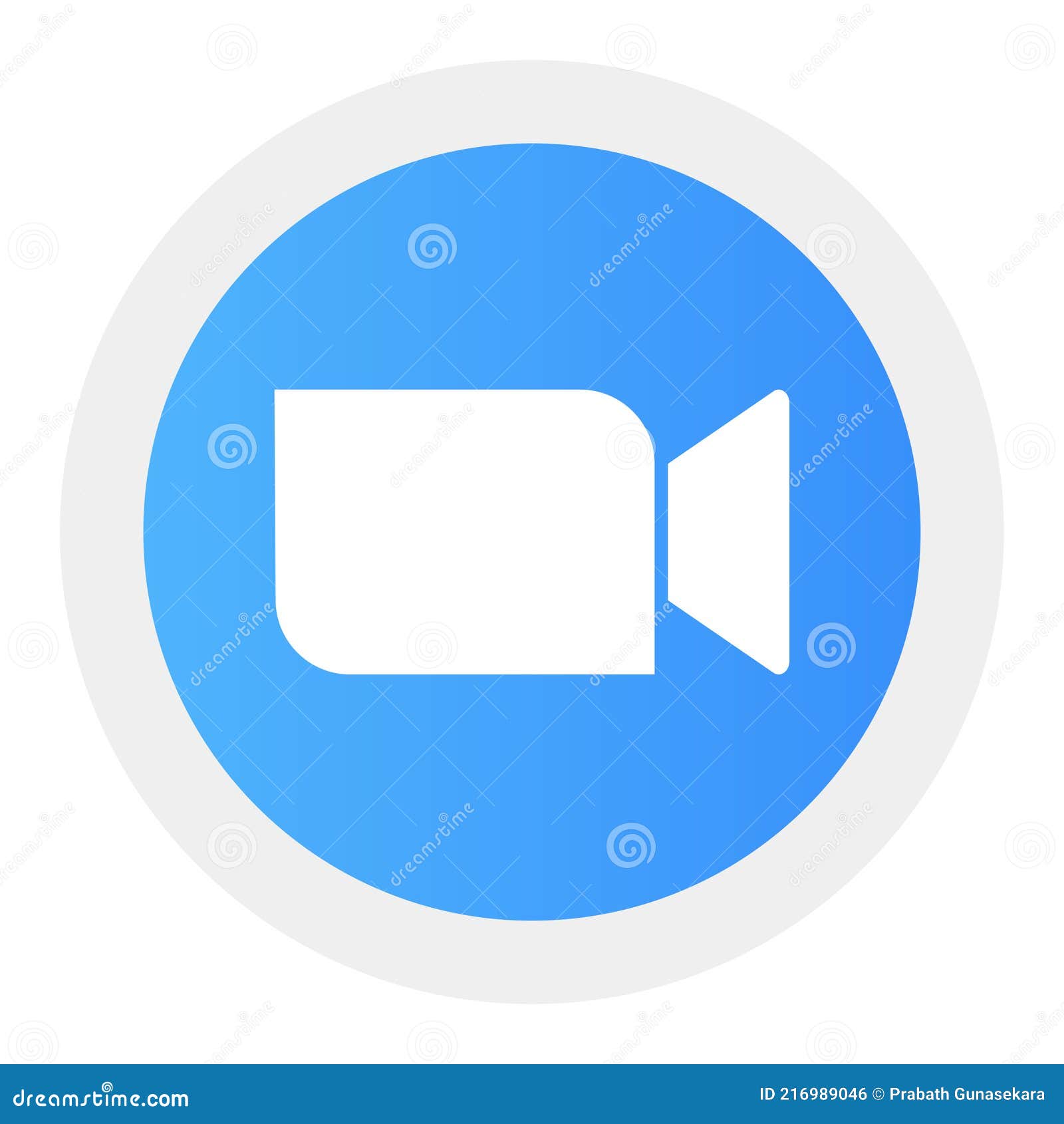 Zoom Video Meeting Conference Call Vector Icon. Editorial Photo ...