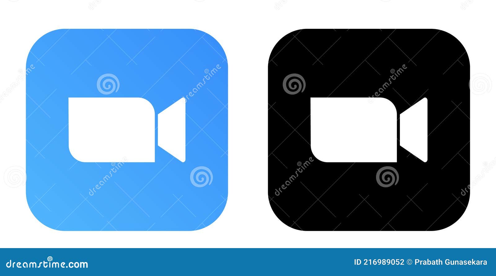 Zoom Video Meeting Conference Call Vector Icon. Editorial Photography ...