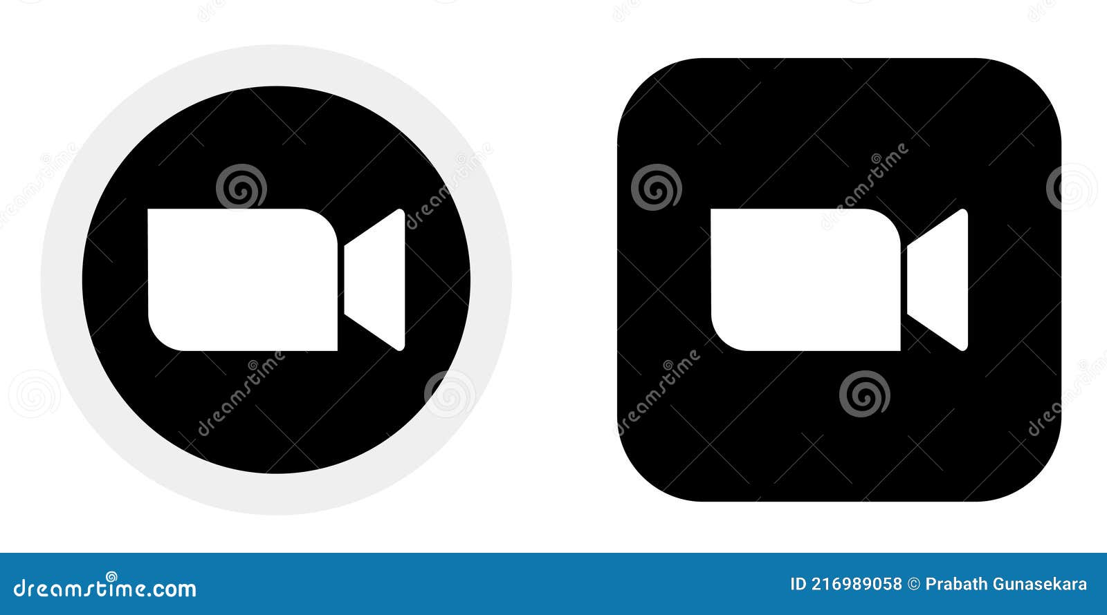 Zoom Video Meeting Conference Call Vector Icon. Editorial Stock Photo ...