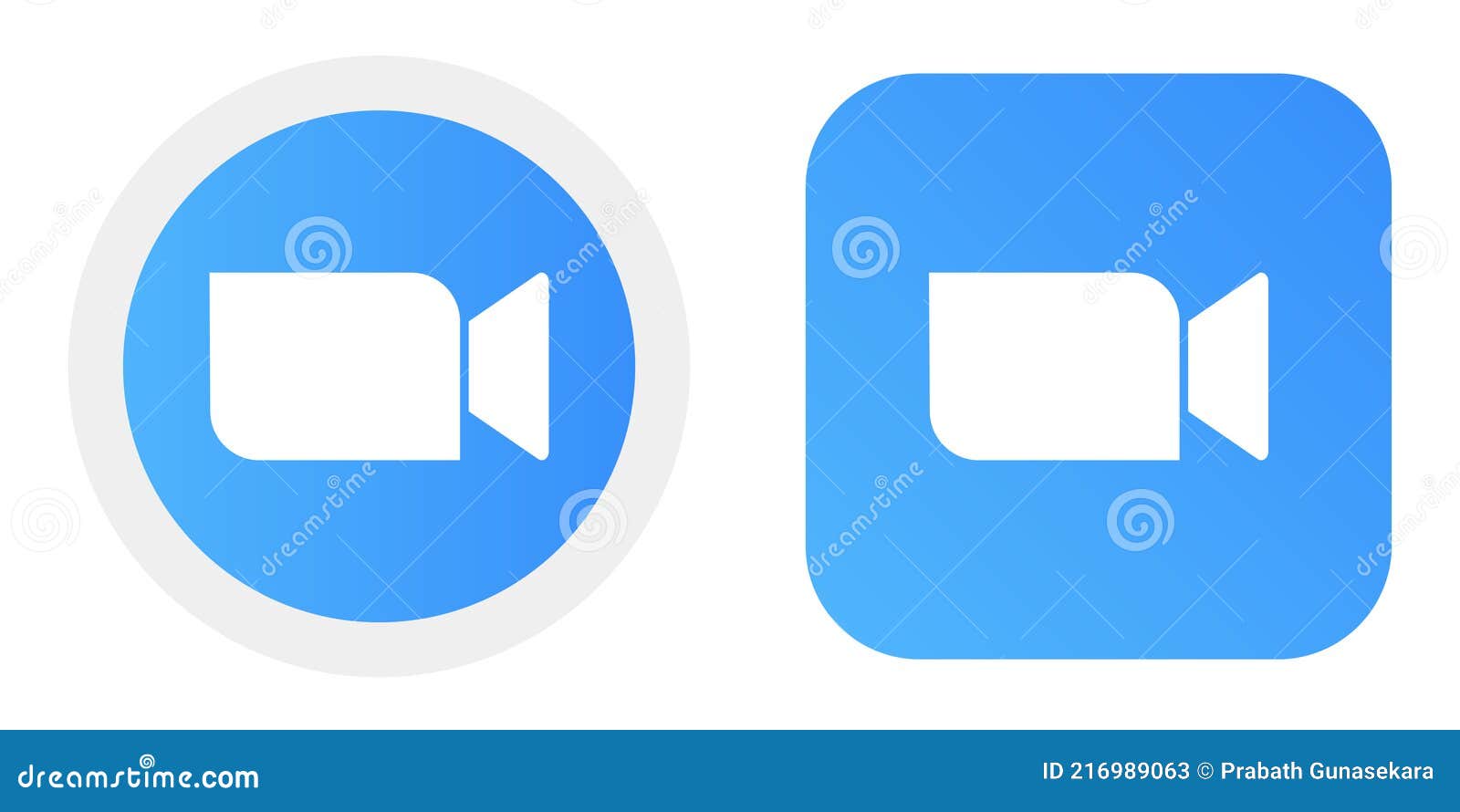 Zoom Video Meeting Conference Call Vector Icon. Editorial Stock Photo ...