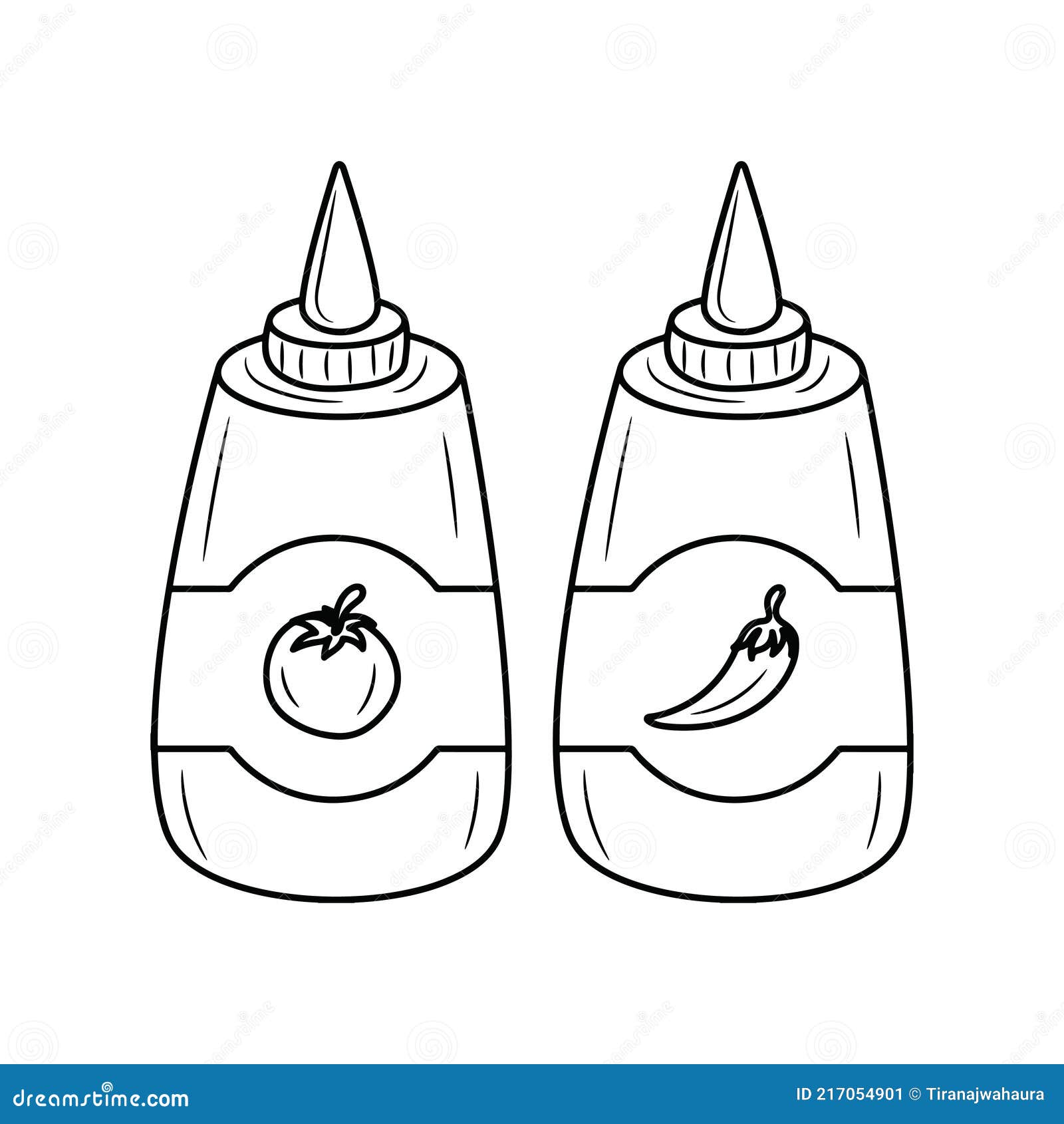 Sauce Vector Cartoon Icon. Vector Illustration Seasoning On White ...
