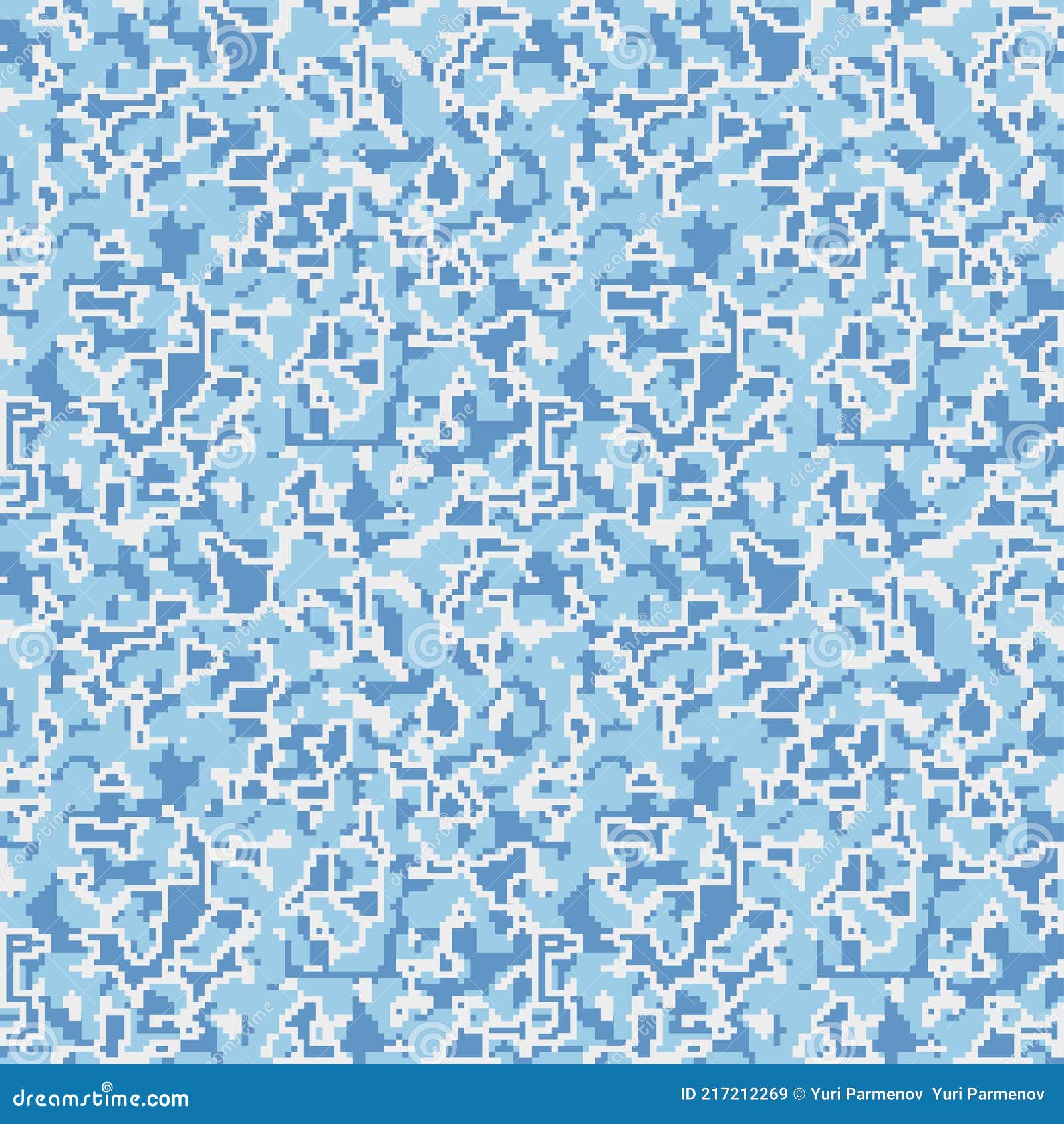 8-Bit Pixel-art Blue Explosion Cartoon Vector | CartoonDealer.com ...