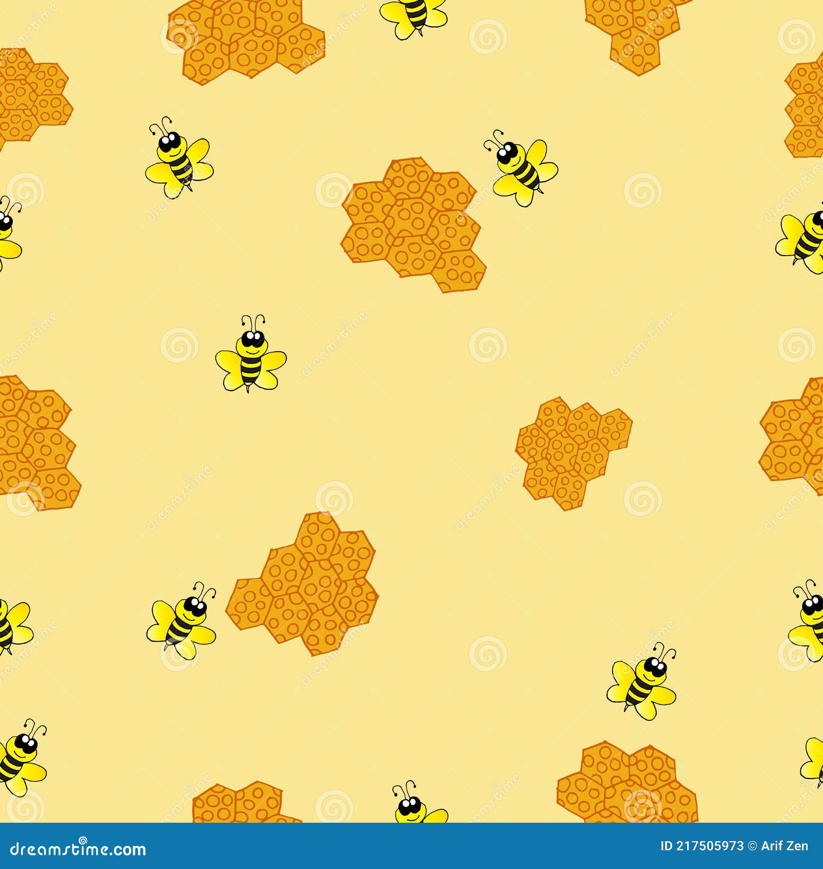 Honeycomb Hand Drawn Icon In Cute Cartoon Vector Illustration ...