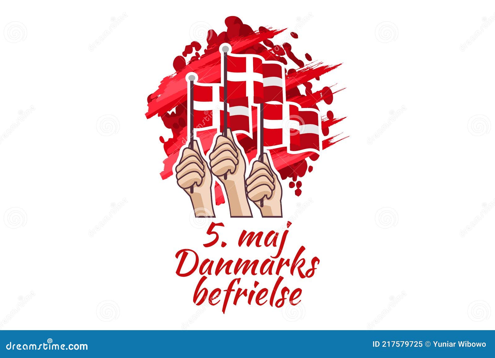 Translation: May 5, the Liberation of Denmark . Stock Vector ...