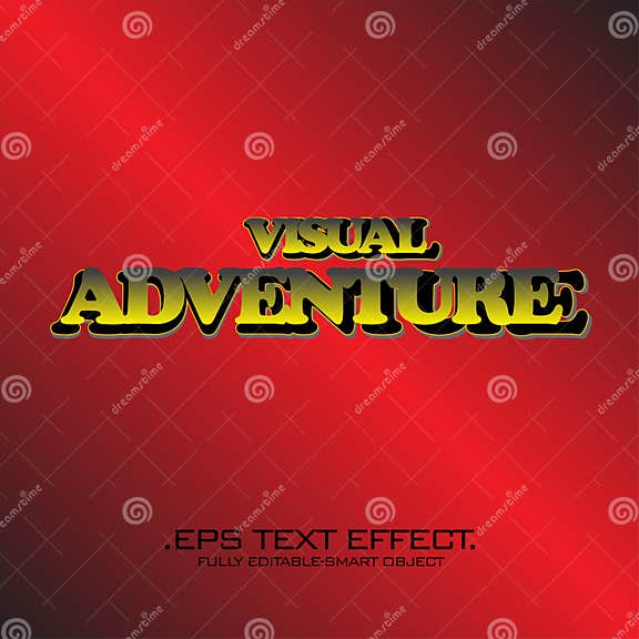 Simple text effect stock vector. Illustration of tulisan - 217582781