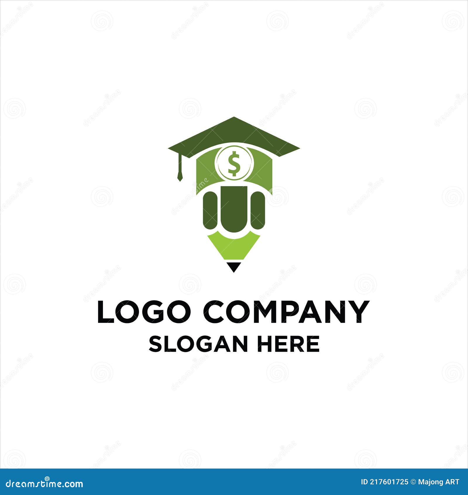 Graduation Cap Money Icon Vector Design Stock Vector - Illustration of ...