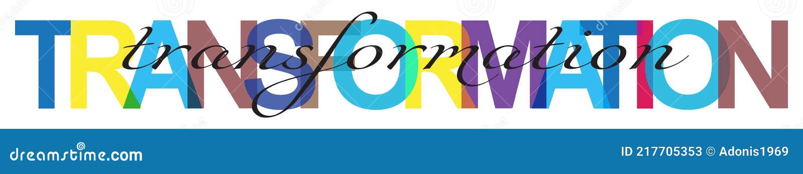 Transformation letters stock illustration. Illustration of typescript ...