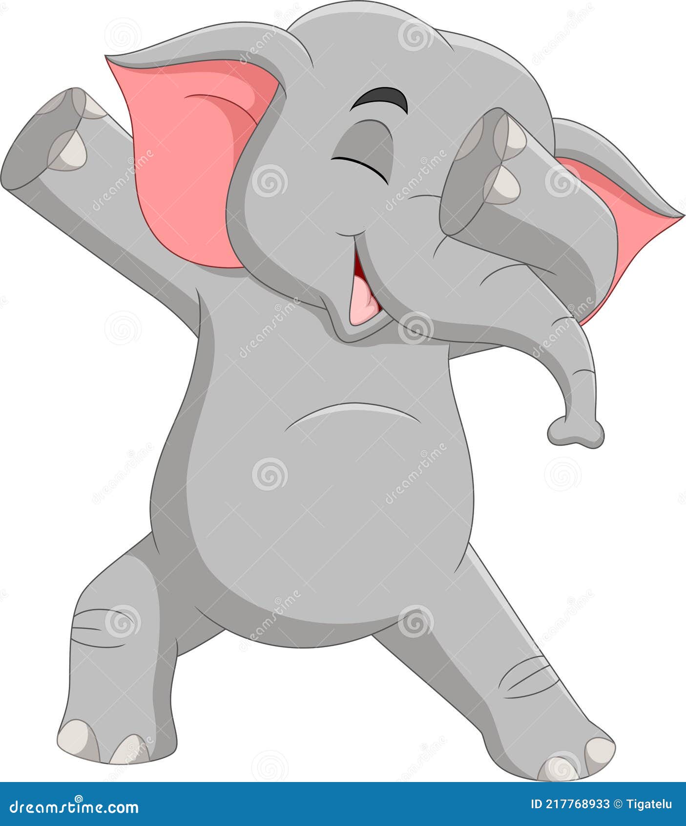 Dabbing Hipster Guy Flat Vector Illustration. Young Man In Blue Hoodie ...