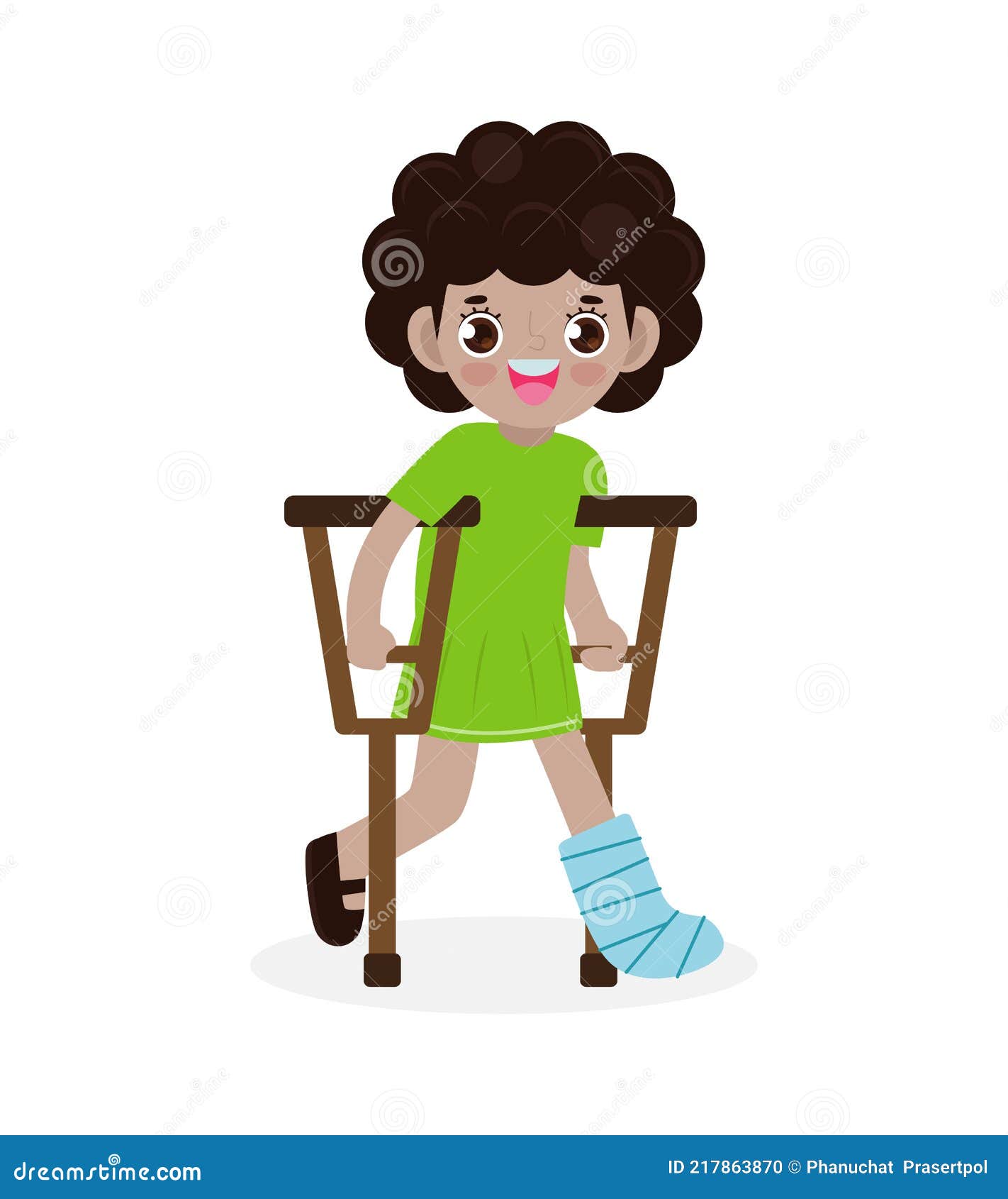 Broken Little Robot Character Cartoon Vector | CartoonDealer.com #71184625