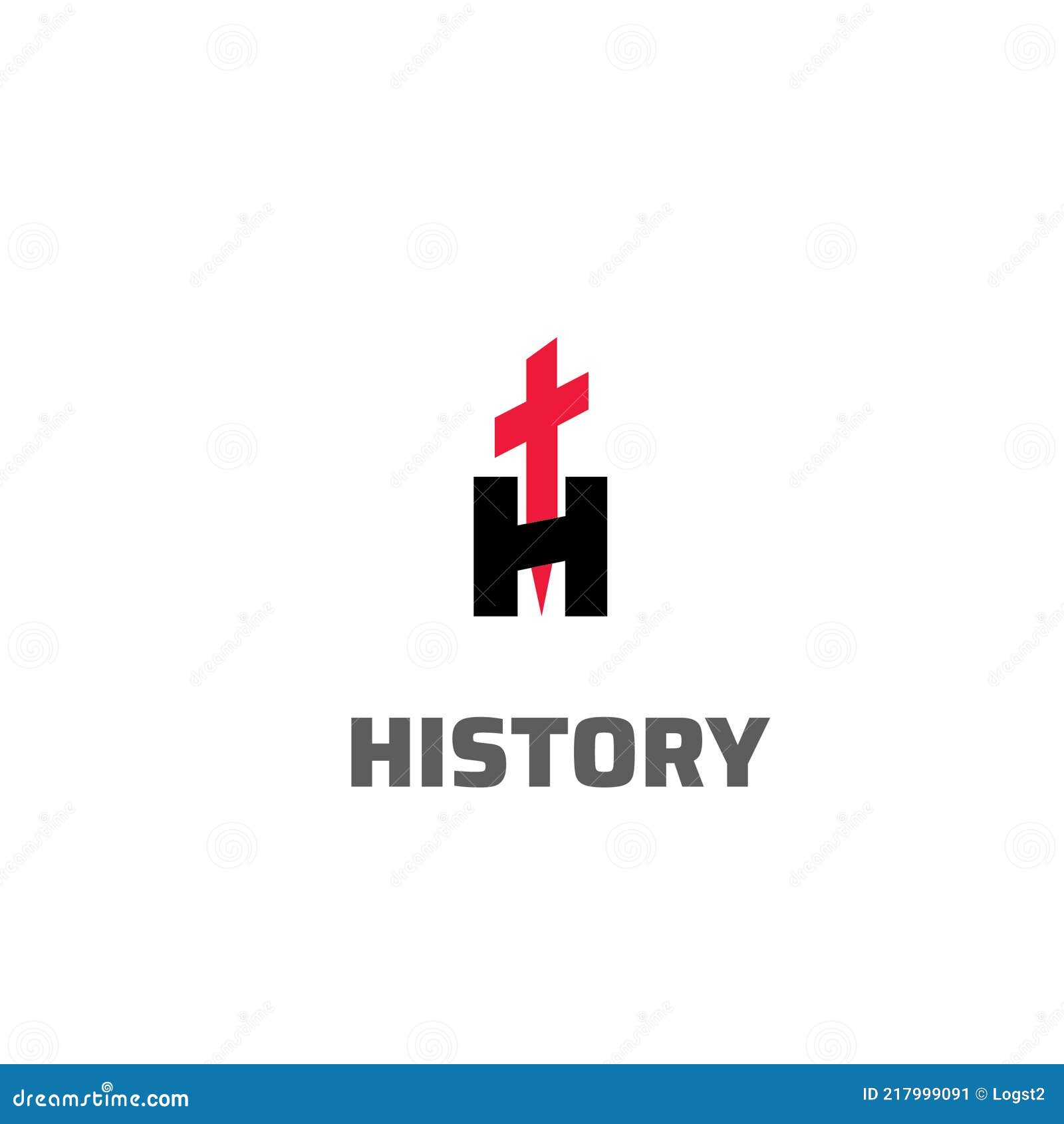 History Vector Logo. Fortress Icon Stock Vector - Illustration of ...