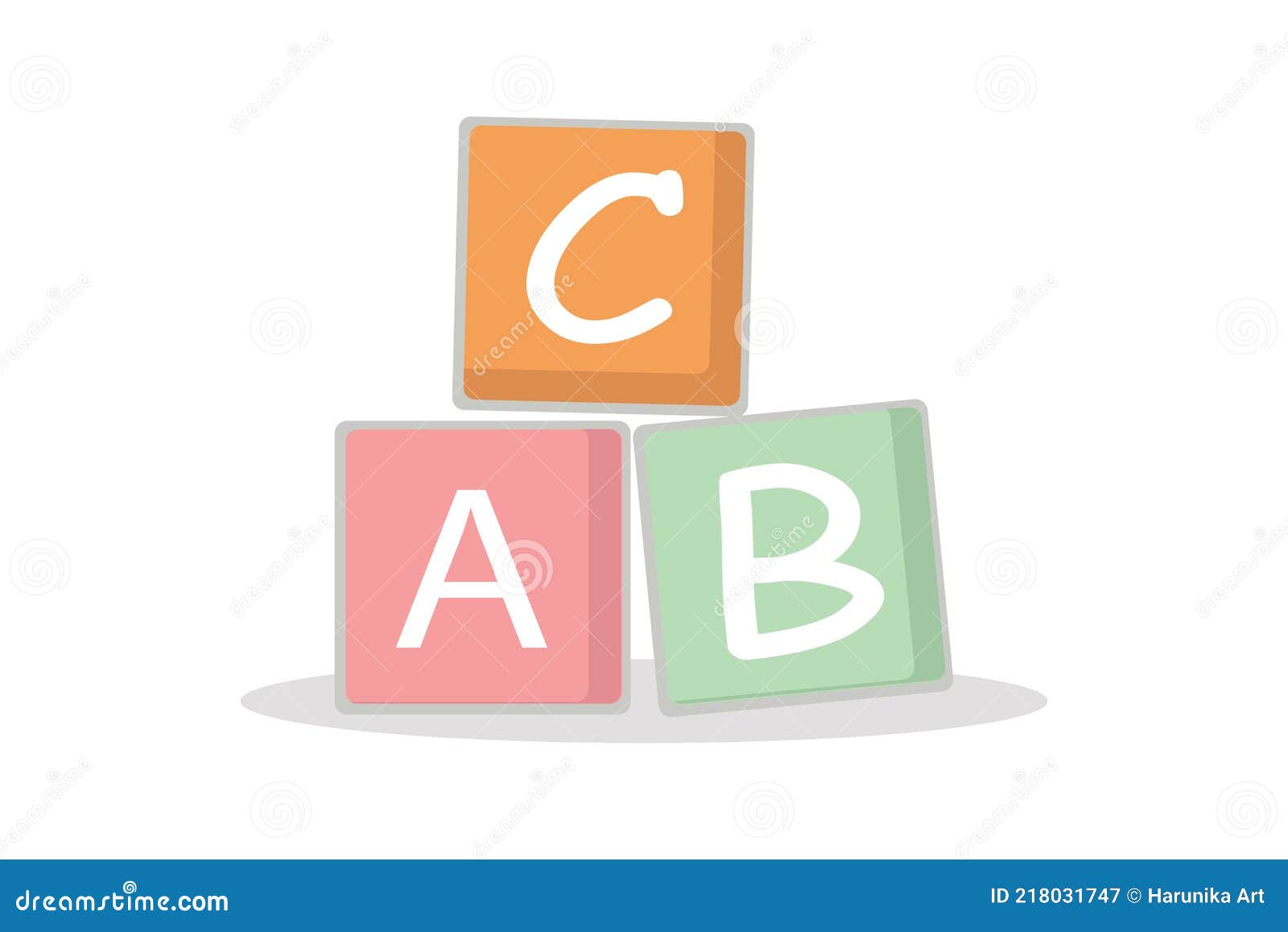 Block Toys for Babies stock vector. Illustration of childhood - 218031747