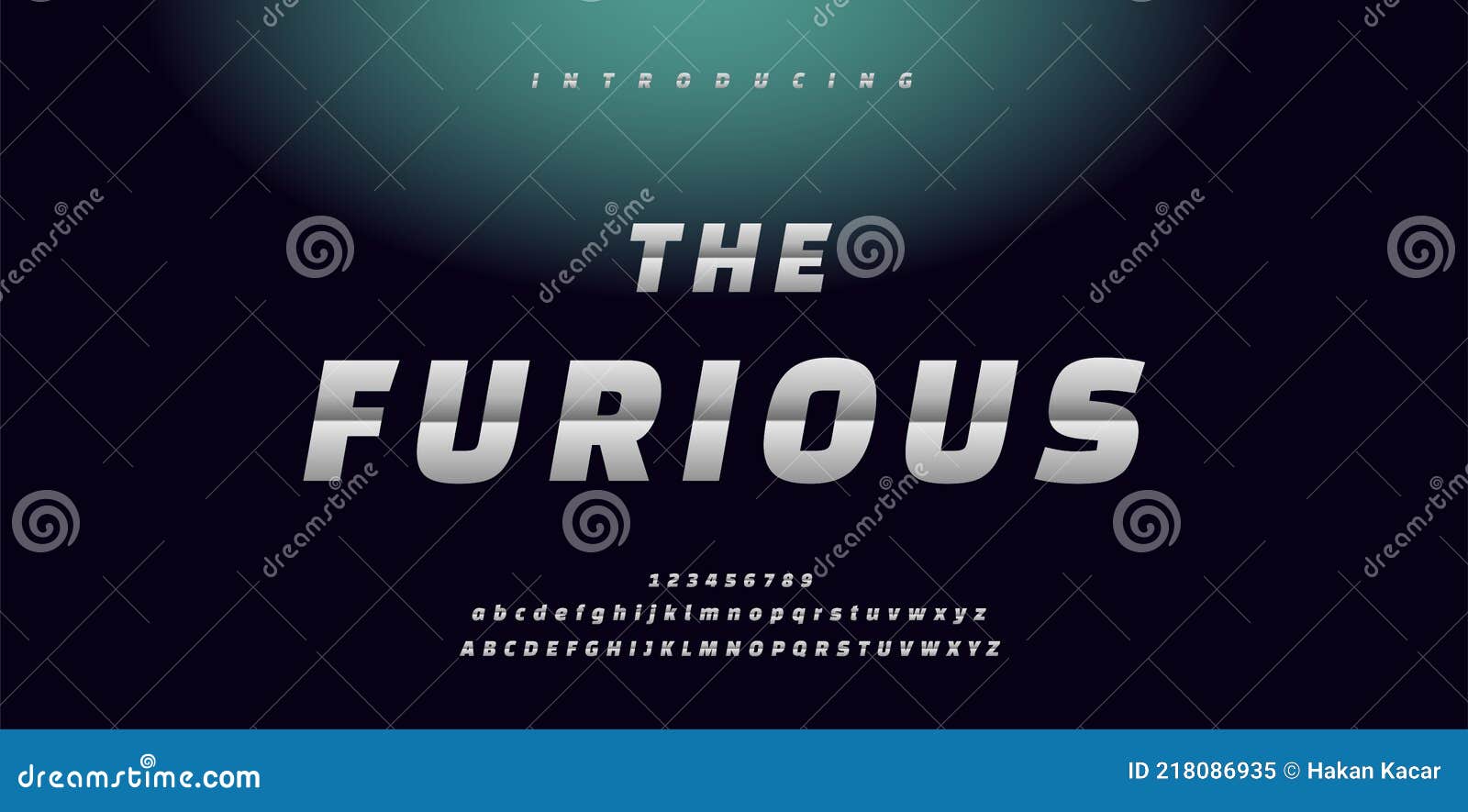 Fast and Furious Style Fonts. Vector Stock Vector - Illustration of ...