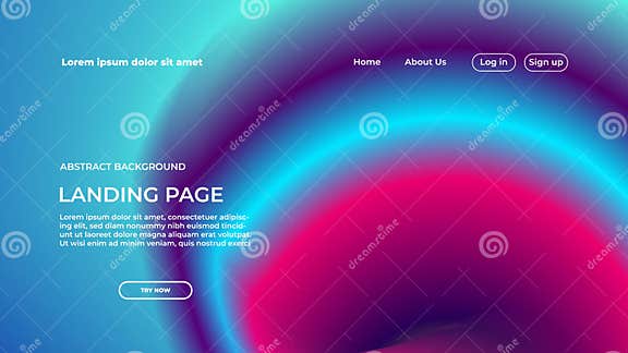 Abstract Modern Website Background. Landing Page Background Stock ...