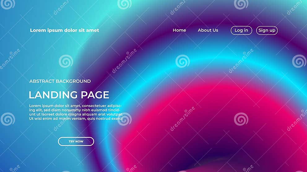 Abstract Modern Website Background. Landing Page Background Stock ...