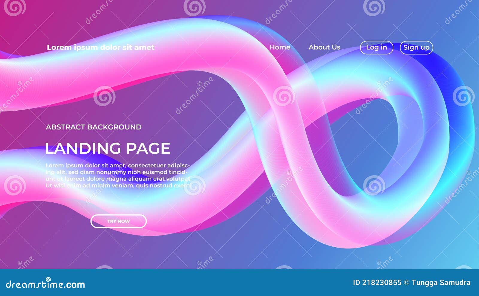 Abstract Modern Website Background. Landing Page Background Stock ...