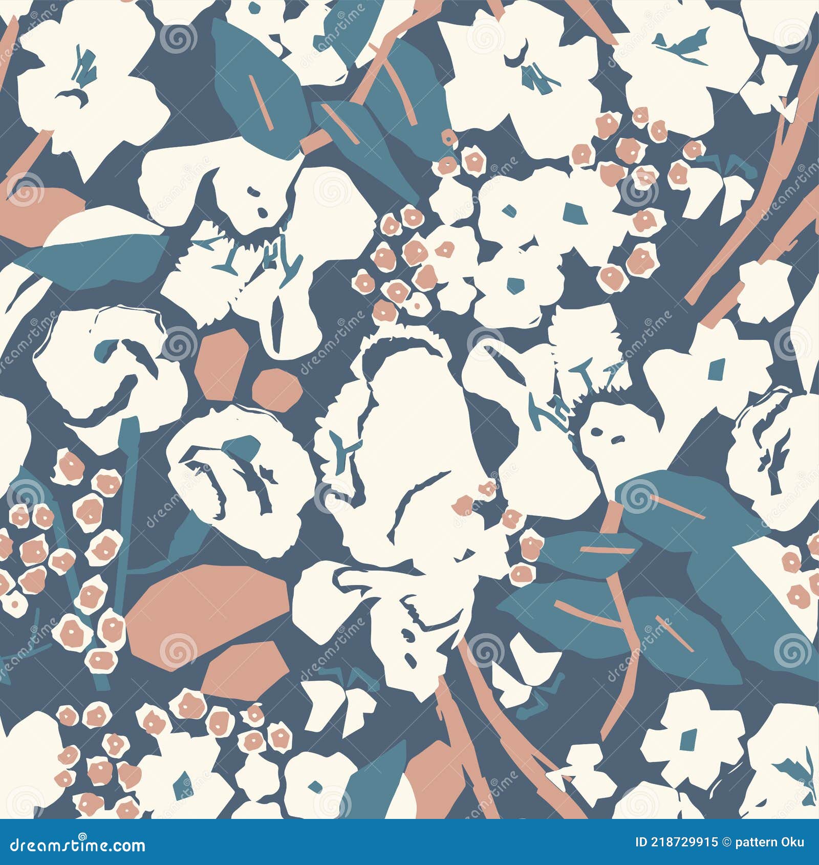 Vector Modern, Simple and Contemporary Flower Shape Illustration Motif ...