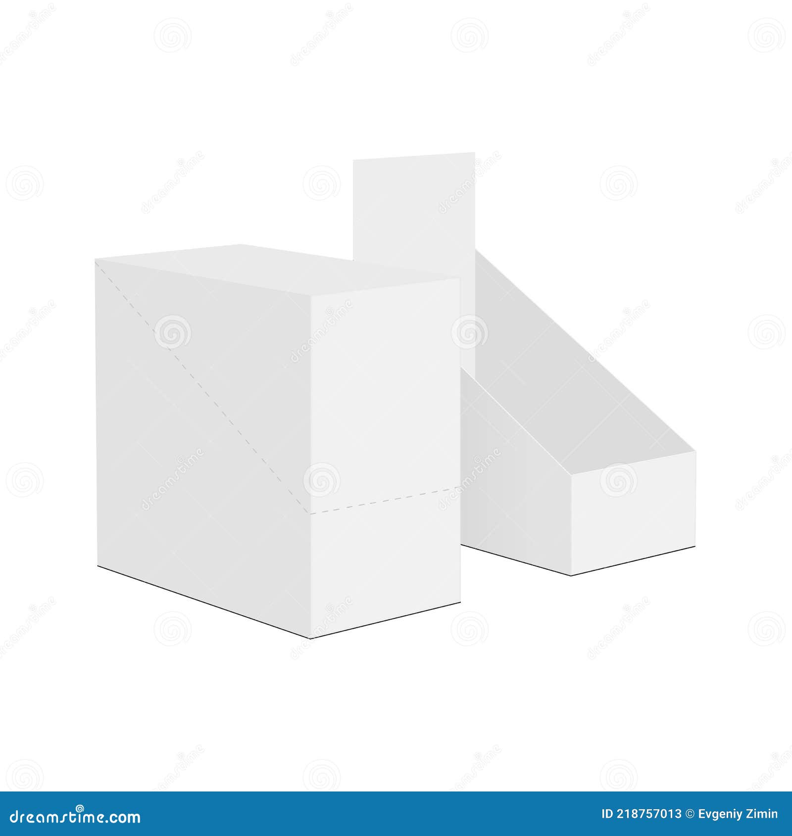 Cardboard Counter Displays Box. Countertops Advertising Boxes, Open ...