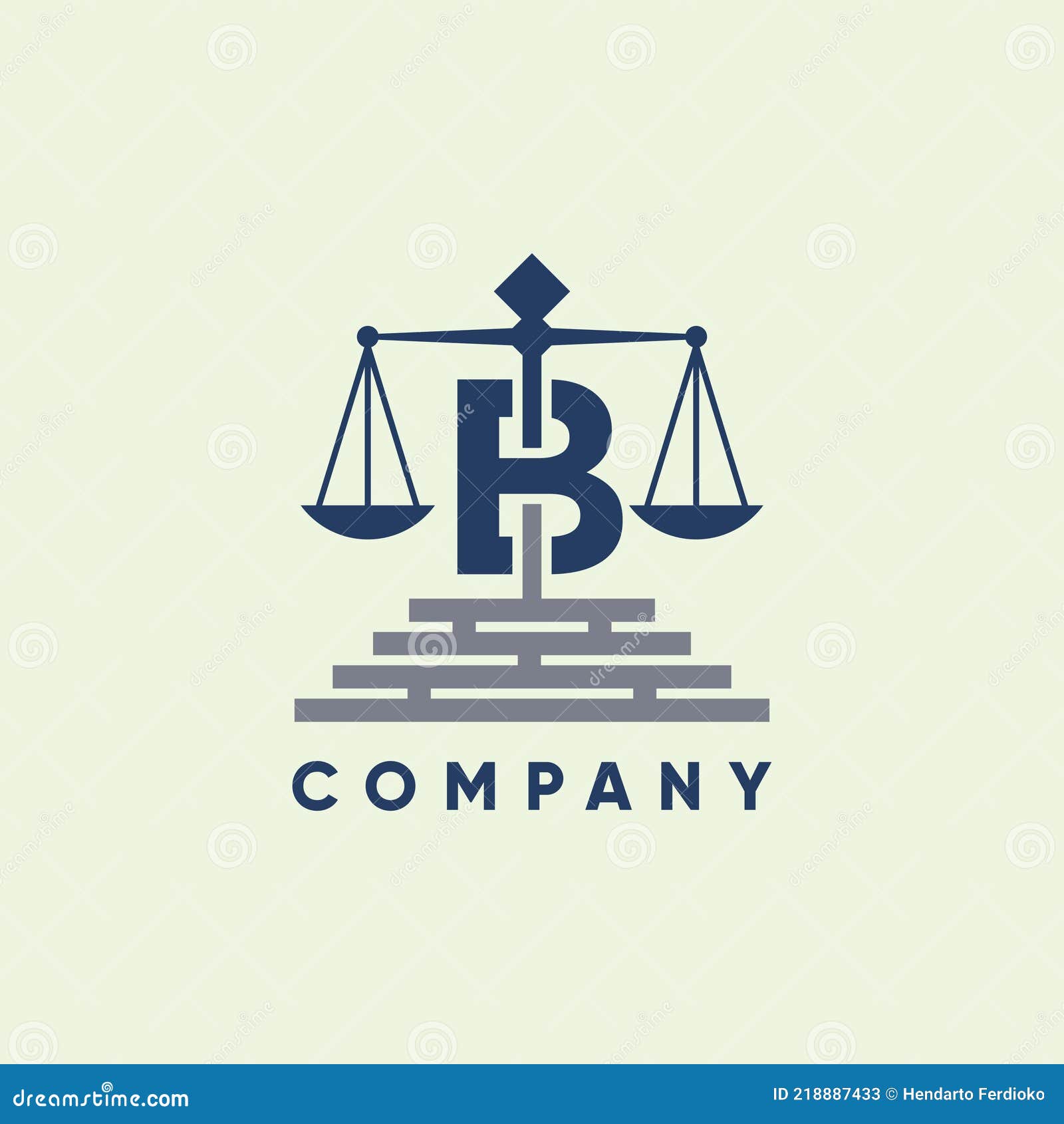 Letter B Legal Firm Law and Attorney Logo Design Vector Graphic Stock ...
