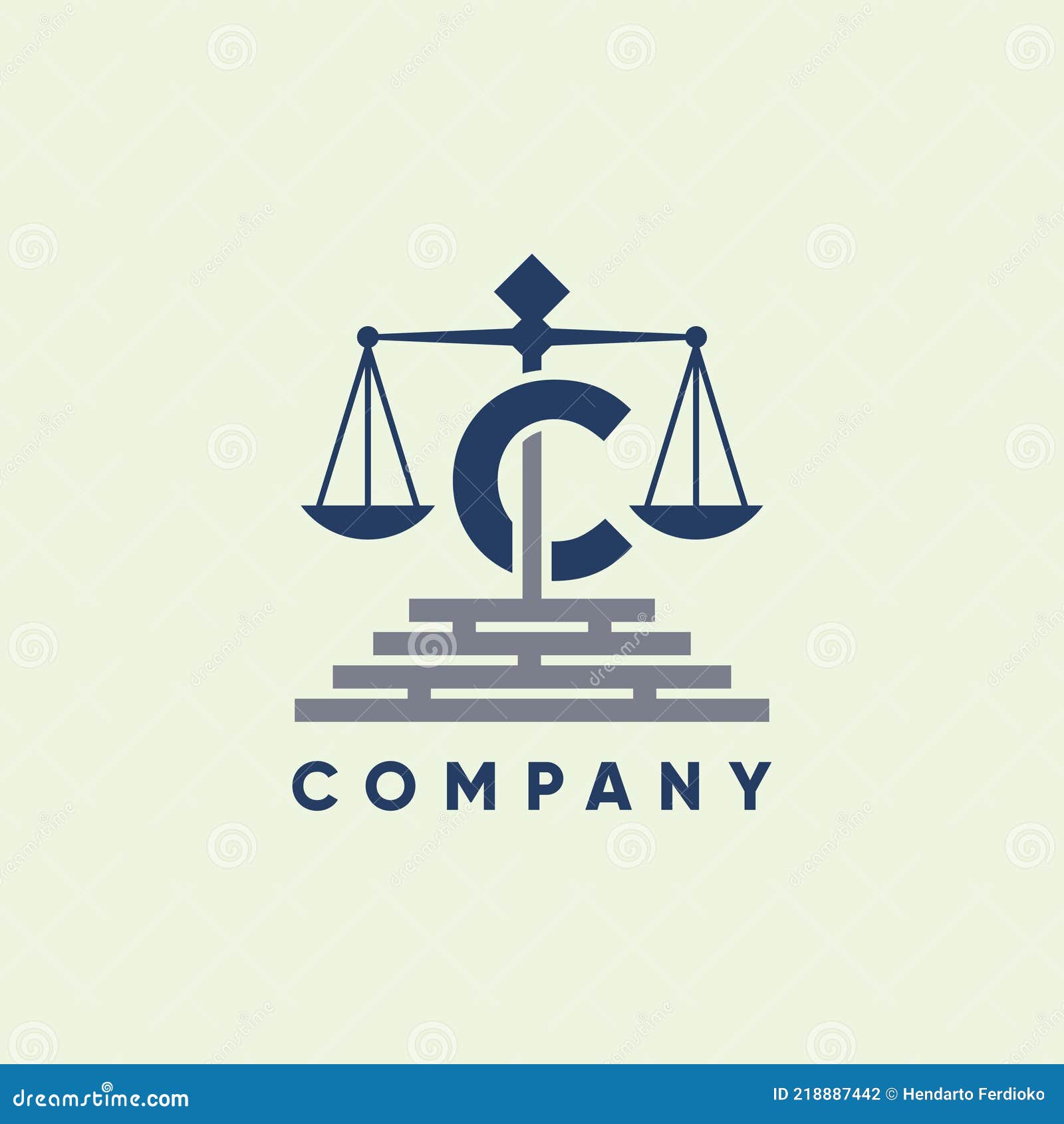 Letter C Legal Firm Law and Attorney Logo Design Vector Graphic Stock ...