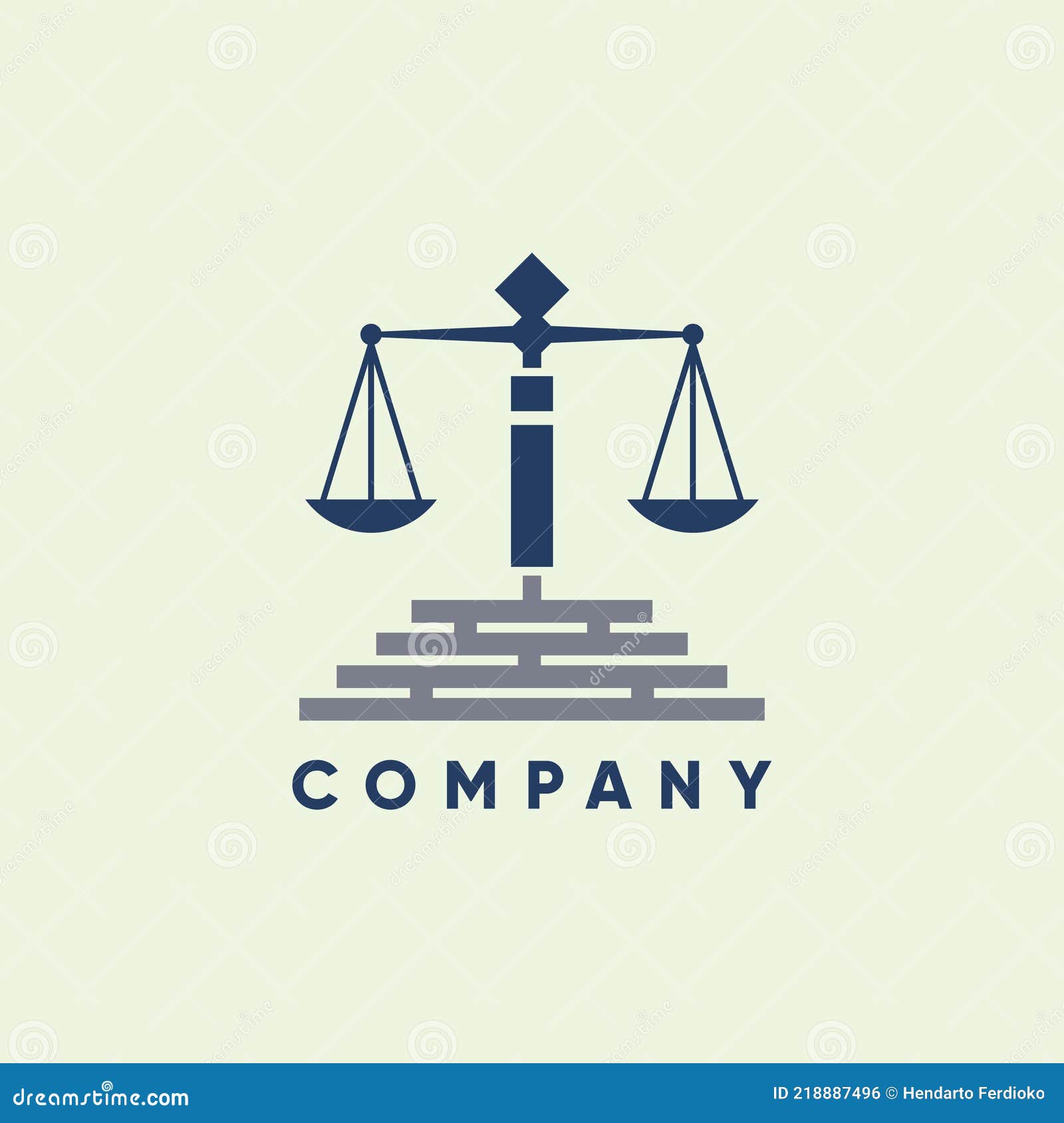 Letter I Legal Firm Law and Attorney Logo Design Vector Graphic Stock ...