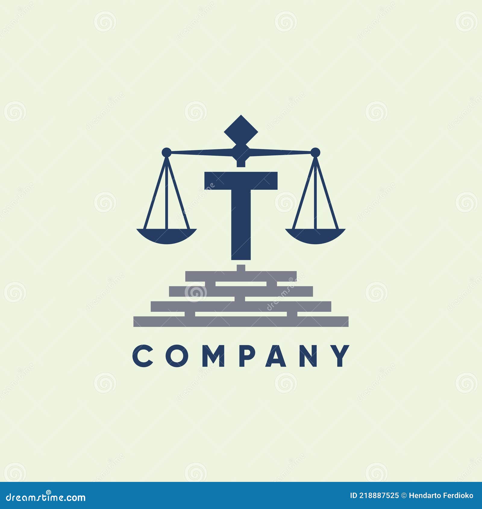 Letter T Legal Firm Law and Attorney Logo Design Vector Graphic Stock ...