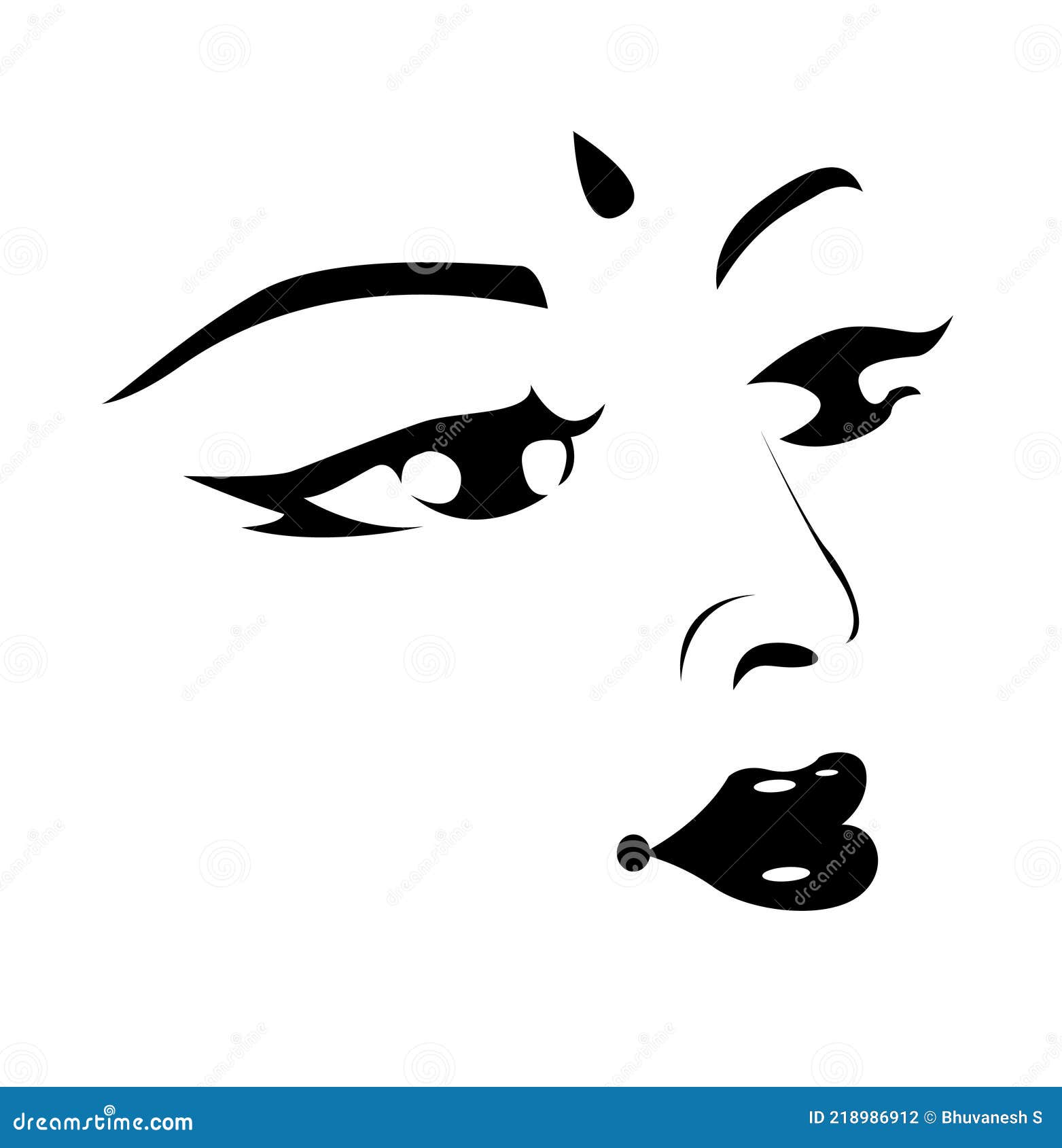 Outline Devi Vector Icon. Isolated Black Simple Line Element ...