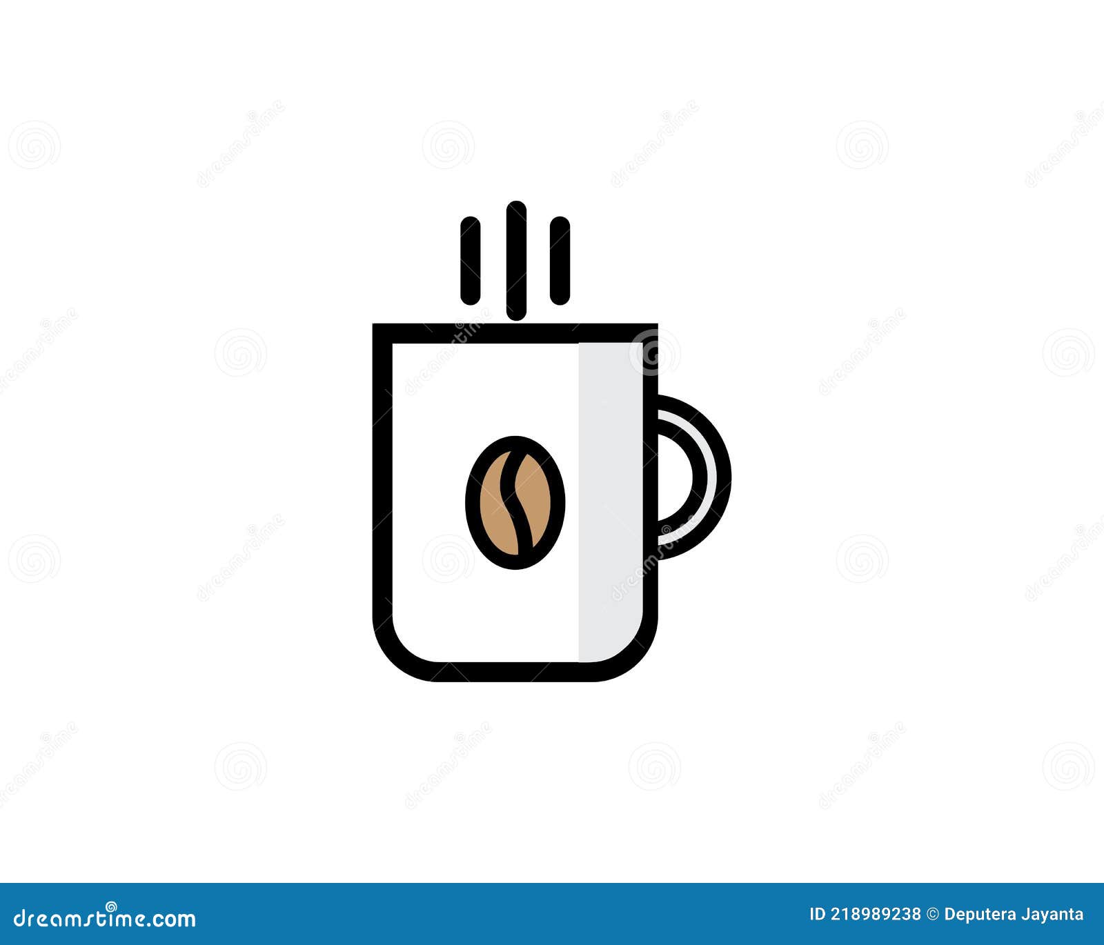 White Coffee Mug Icon Design Stock Vector - Illustration of coffee ...