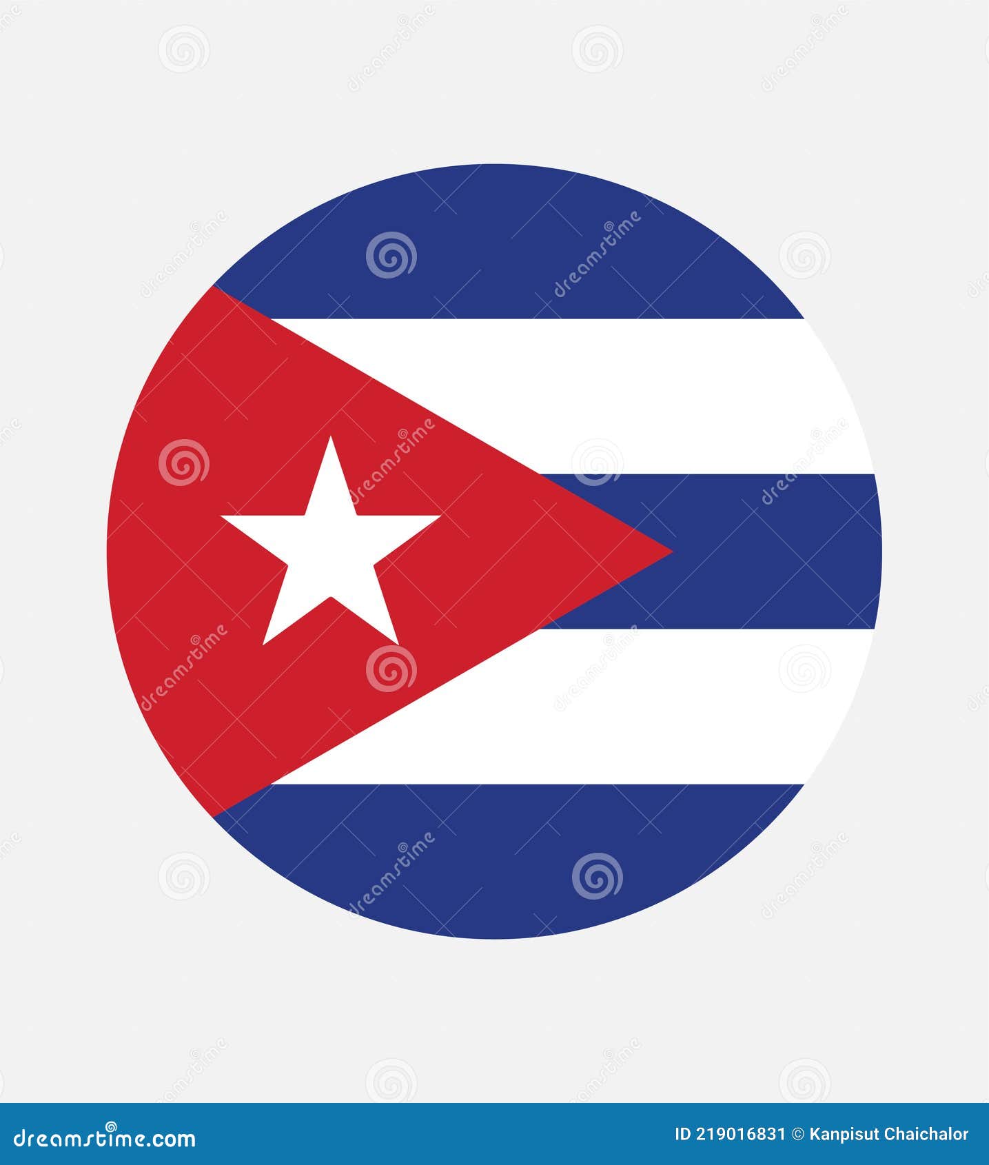 National Cuba Flag, Official Colors and Proportion Correctly. National ...