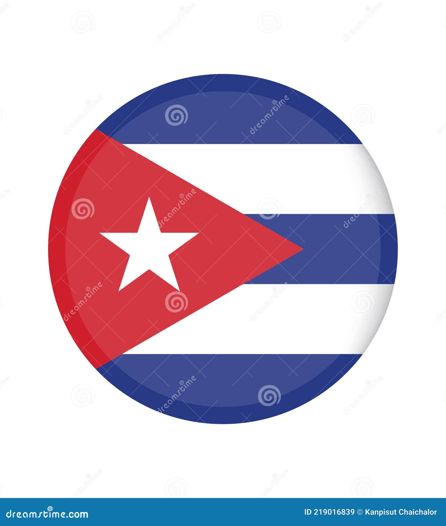 National Cuba Flag, Official Colors and Proportion Correctly. National ...