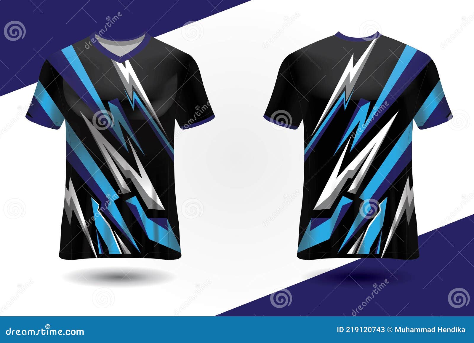 Club Shirt Design Vector. Uniform Front and Back View. Stock Vector ...