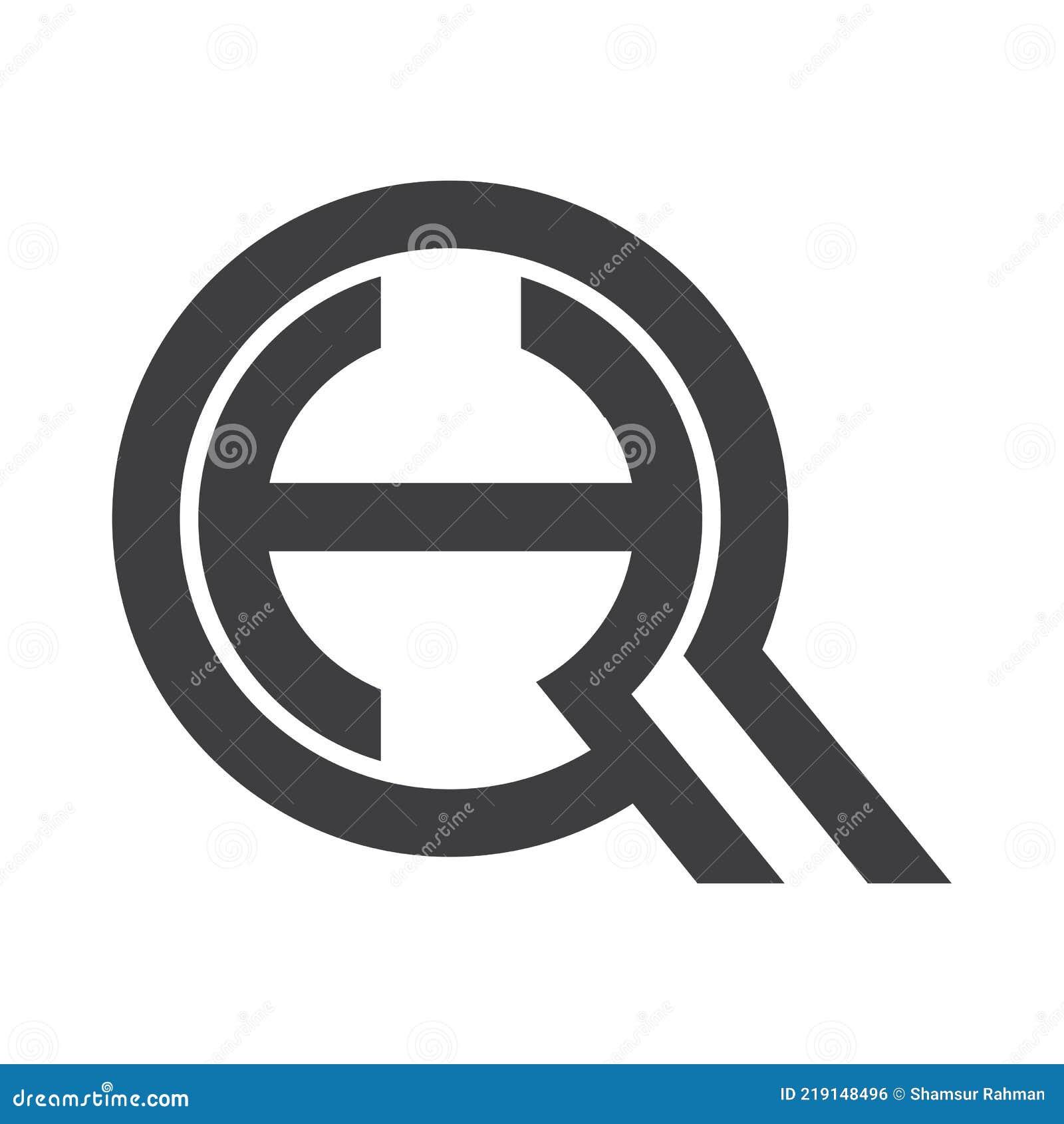 Alphabet Letters Initials Monogram Logo QH, HQ, H and Q Stock Vector ...