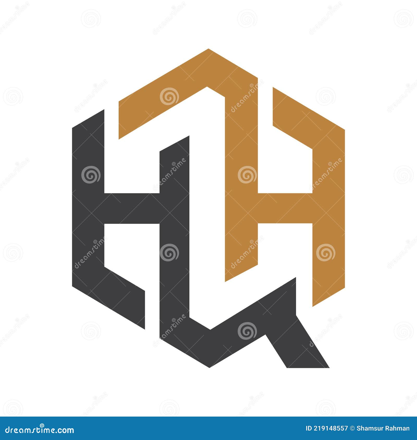 Alphabet Letters Initials Monogram Logo QH, HQ, H and Q Stock Vector ...