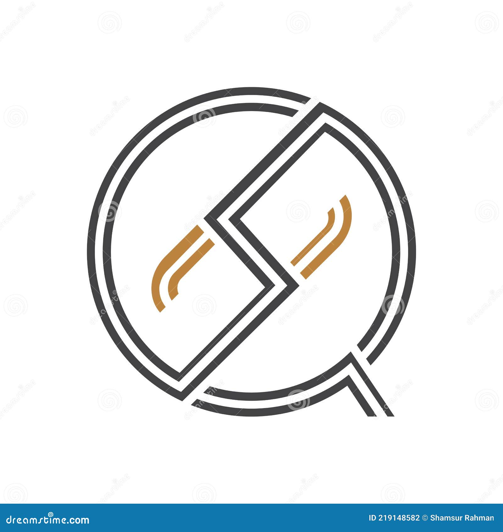 Alphabet Letters Initials Monogram Logo QH, HQ, H and Q Stock Vector ...