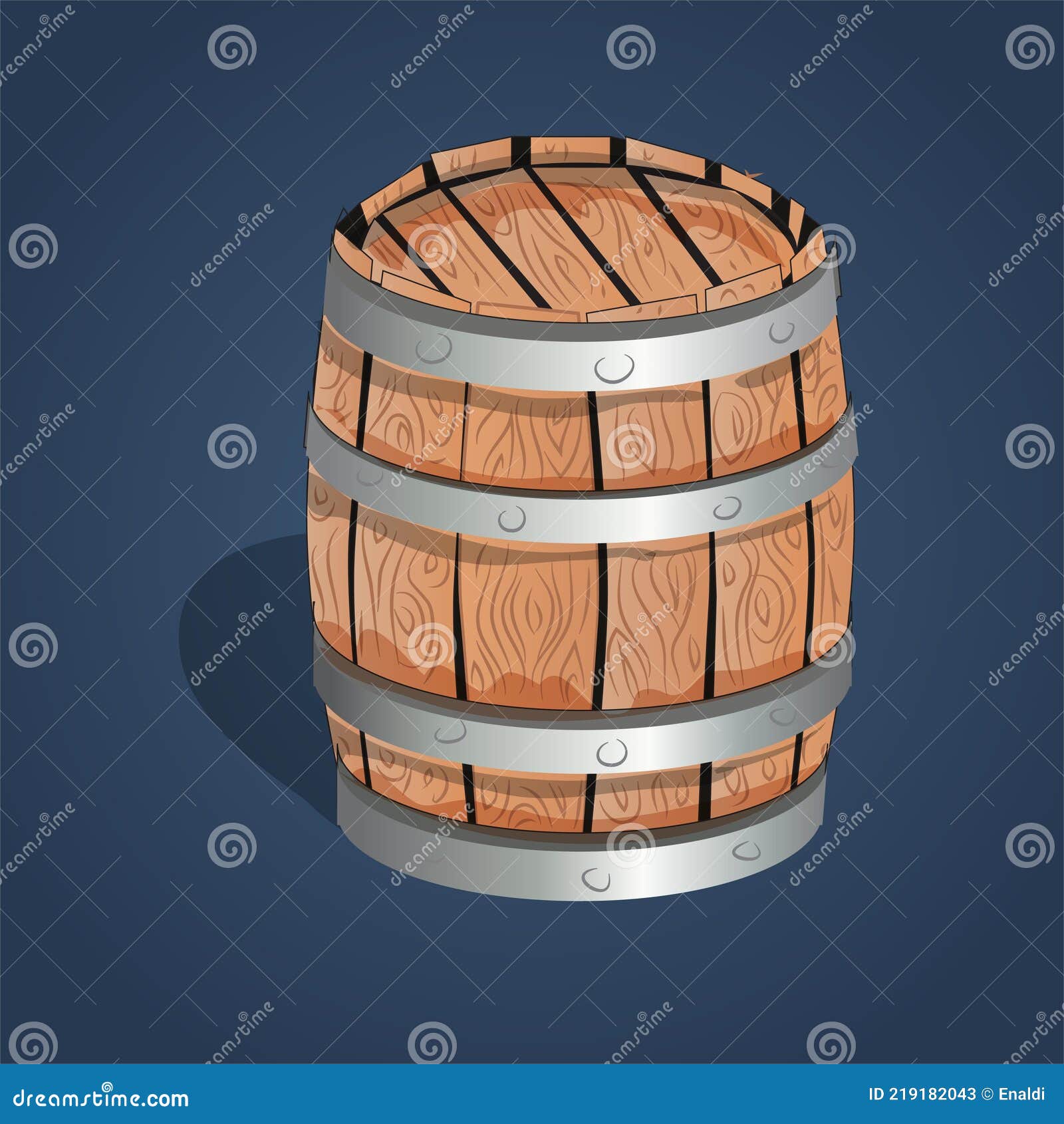 Red Barrel Cartoon Character With Love Cute Emoticon Vector ...