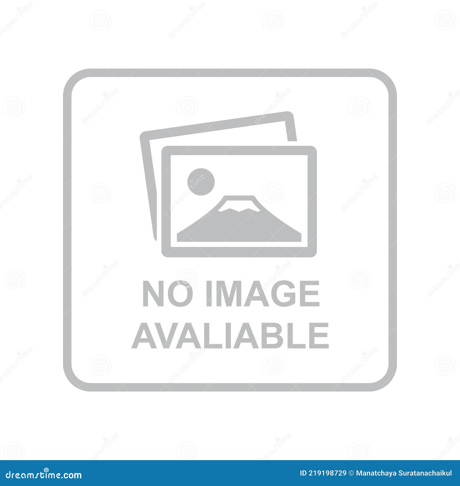 No Image Available Sign Isolated On White Background Cartoon Vector ...