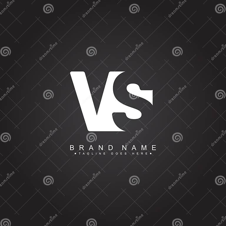 Initial Letter VS Logo - Simple Business Logo Stock Vector ...