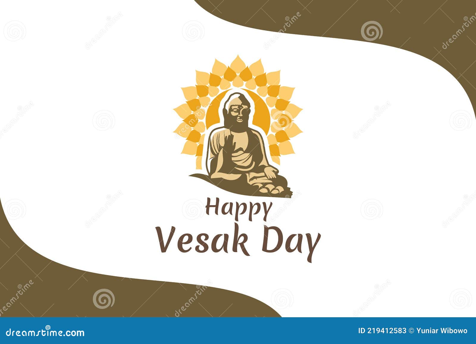 Happy Vesak Day. Vesak or Waisak Day Vector Illustration Stock Vector ...