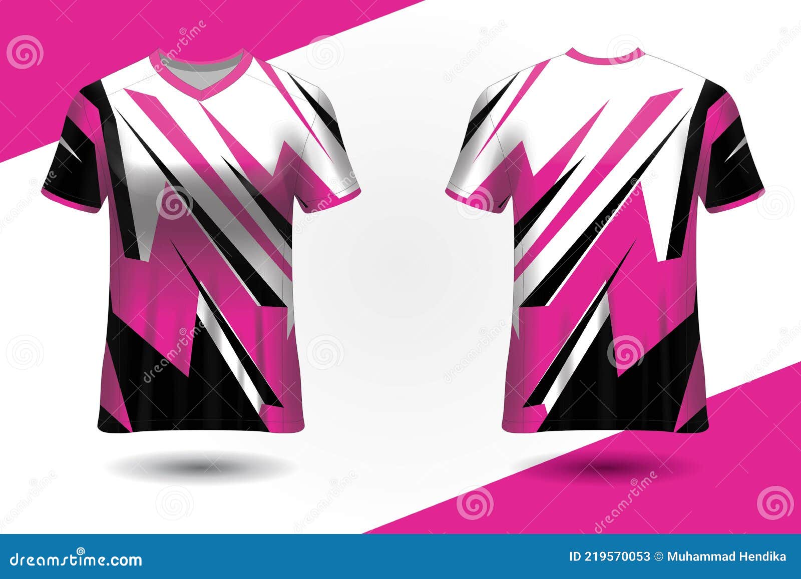 Club Shirt Design Vector. Uniform Front and Back Stock Vector ...