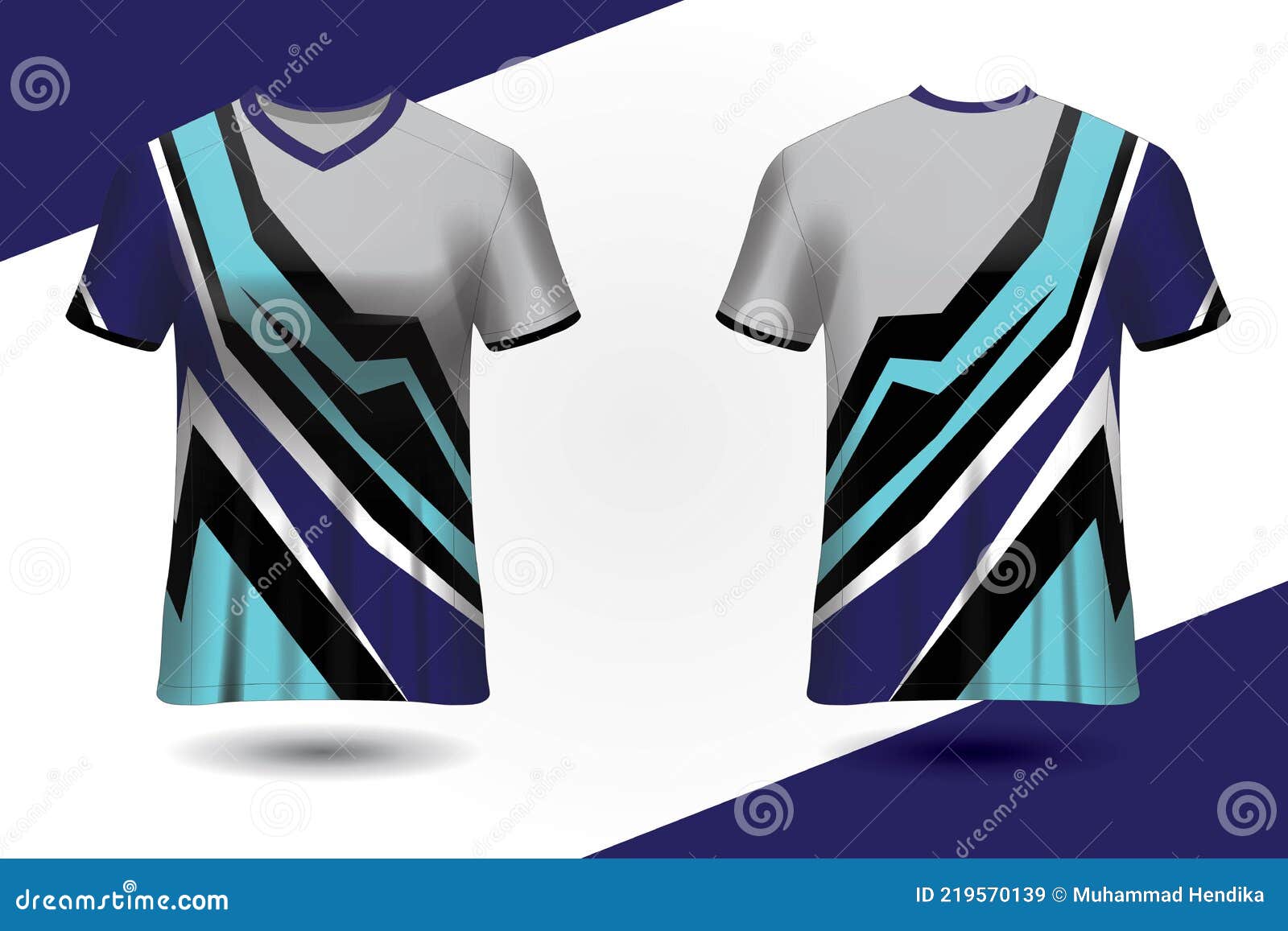 Club Shirt Design Vector. Uniform Front and Back Stock Vector ...