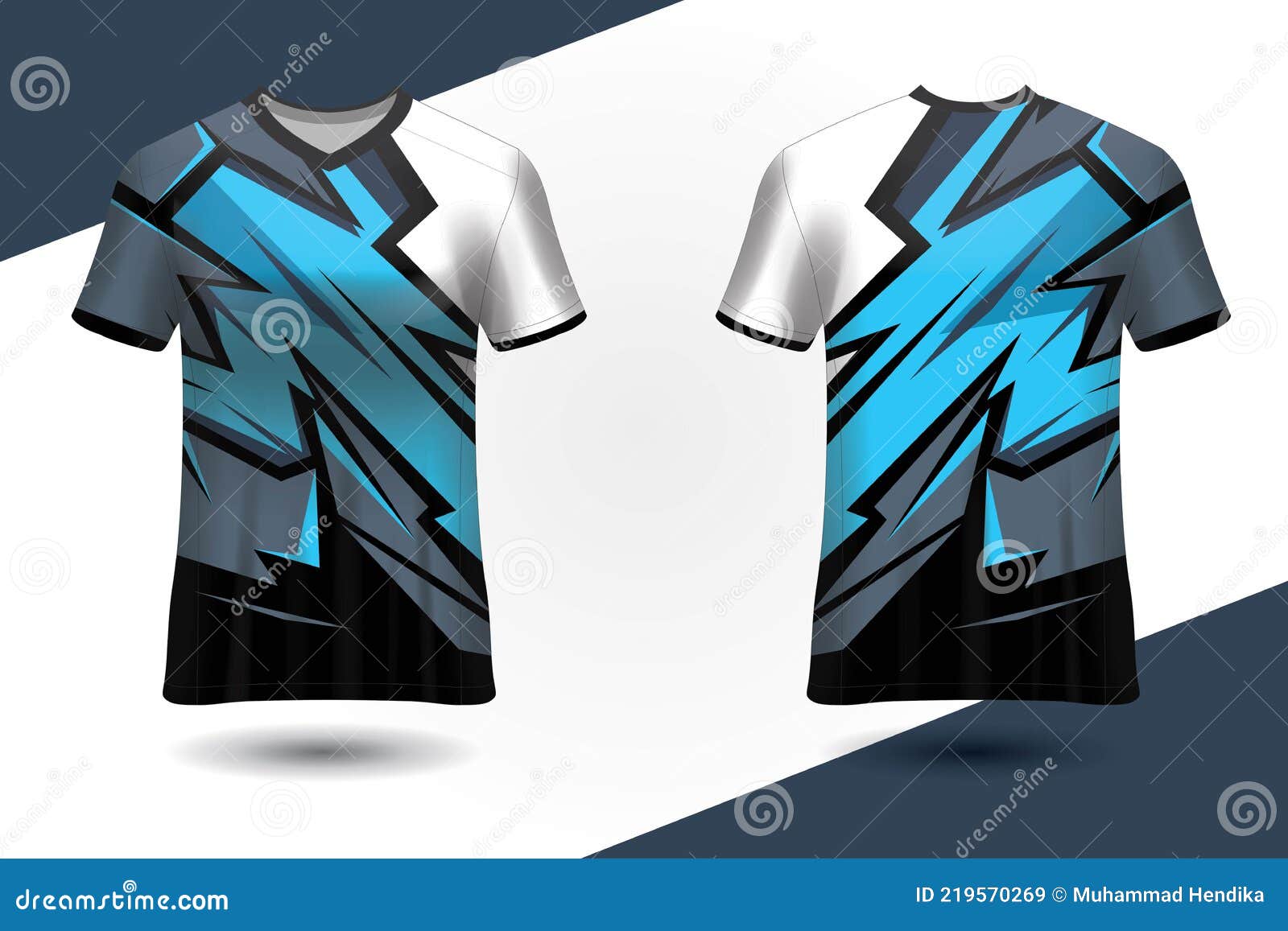 Club Shirt Design Vector. Uniform Front and Back Stock Vector ...
