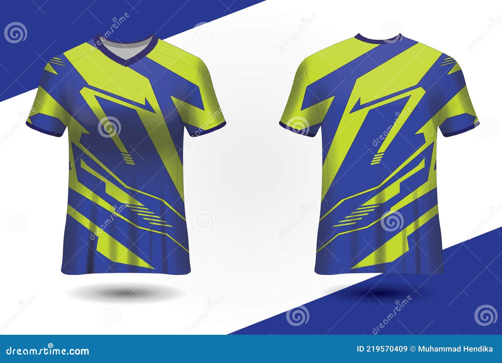Club Shirt Design Vector. Uniform Front and Back Stock Vector ...