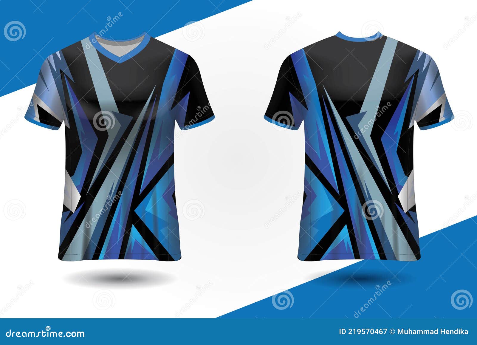 Club Shirt Design Vector. Uniform Front and Back Stock Vector ...