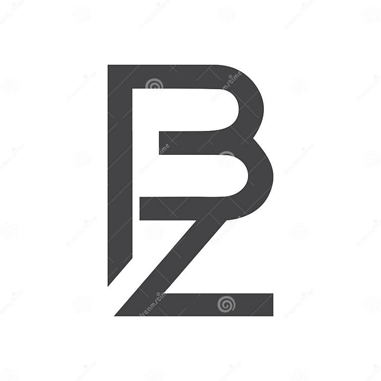 BZ, ZB, Z and B Abstract Initial Monogram Letter Alphabet Logo Design ...