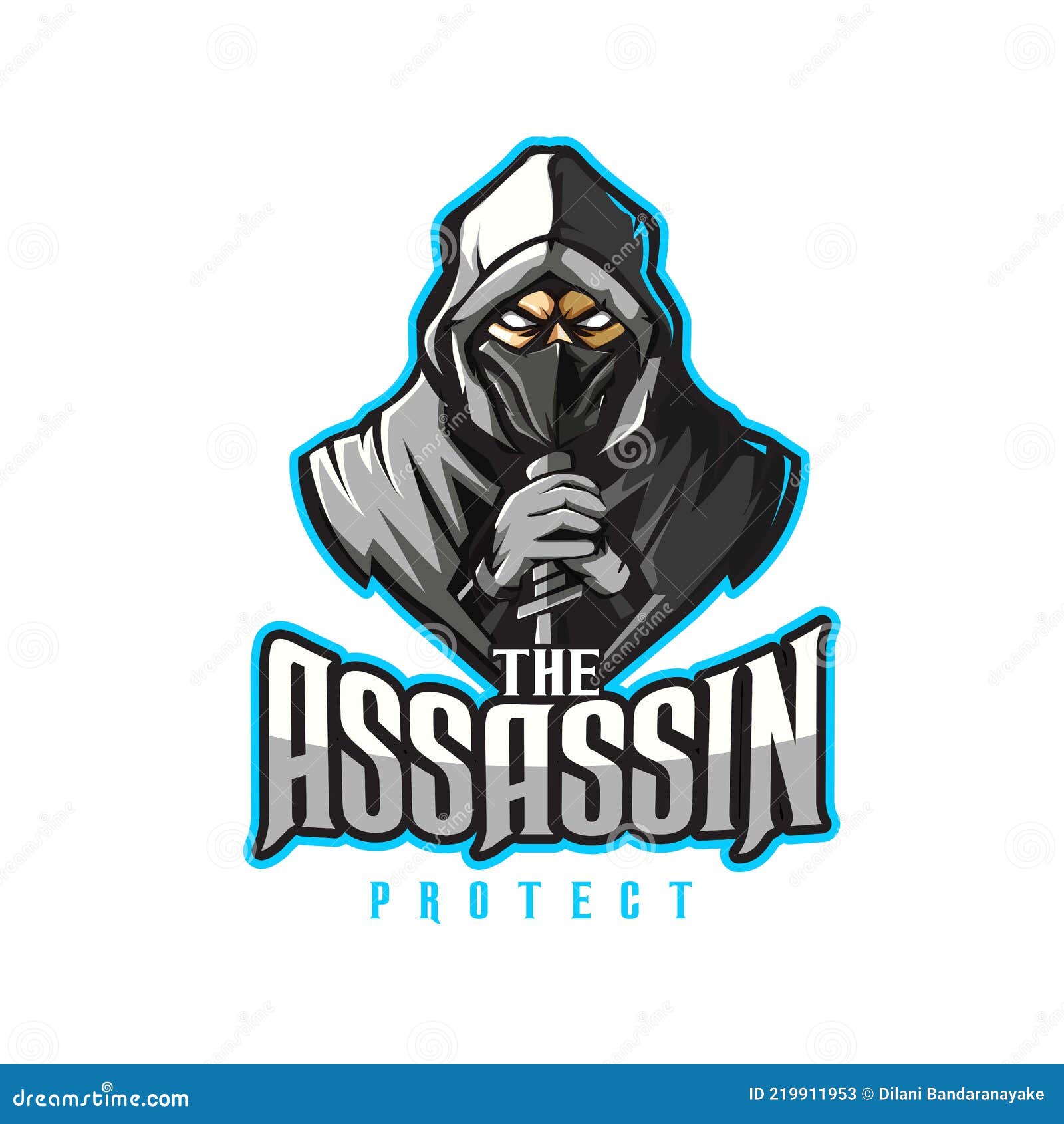 Assassin Mascot Logo Design with Vector File Stock Vector ...